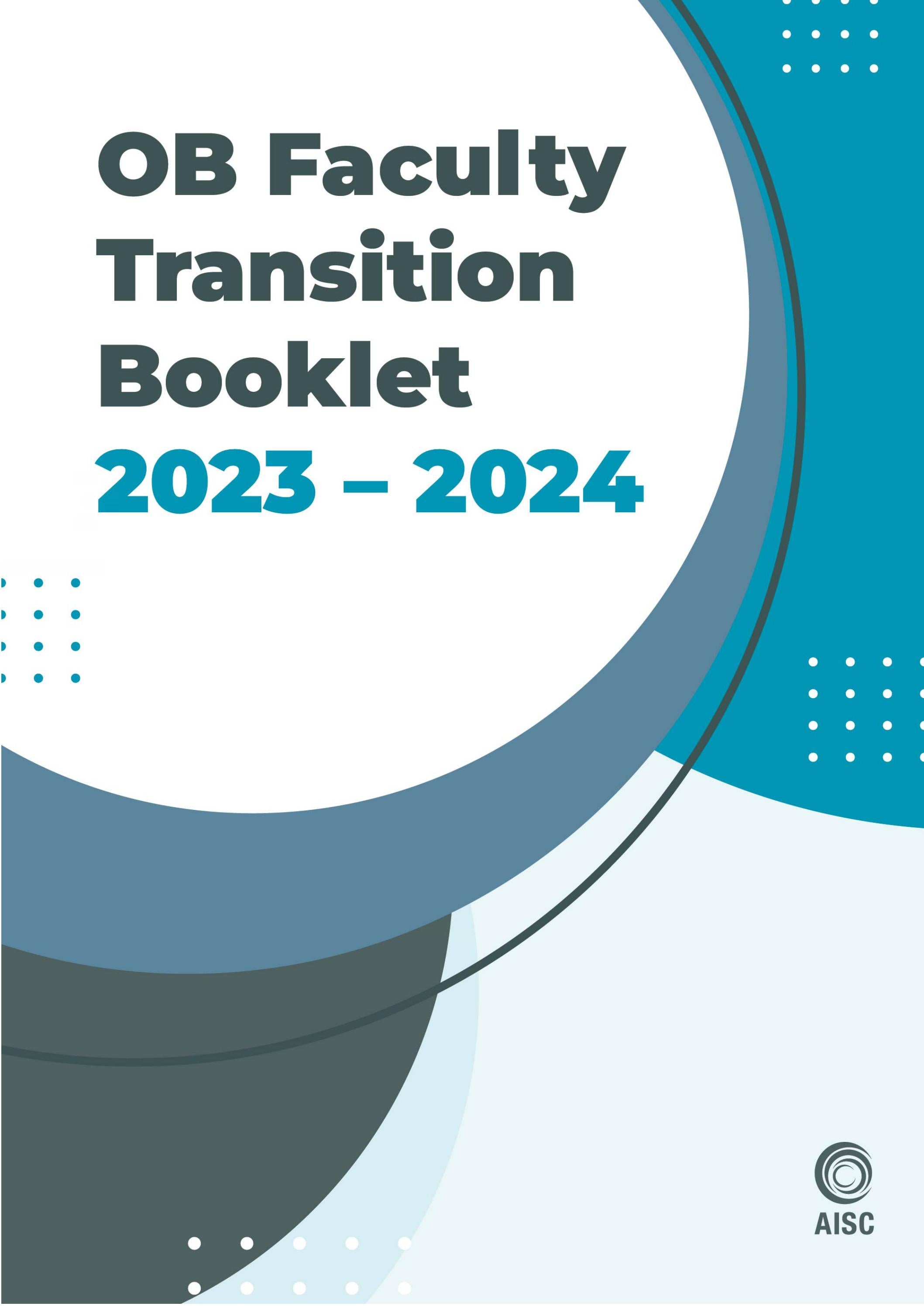 OB Faculty Transition Booklet 2023 - 2024 by American International ...