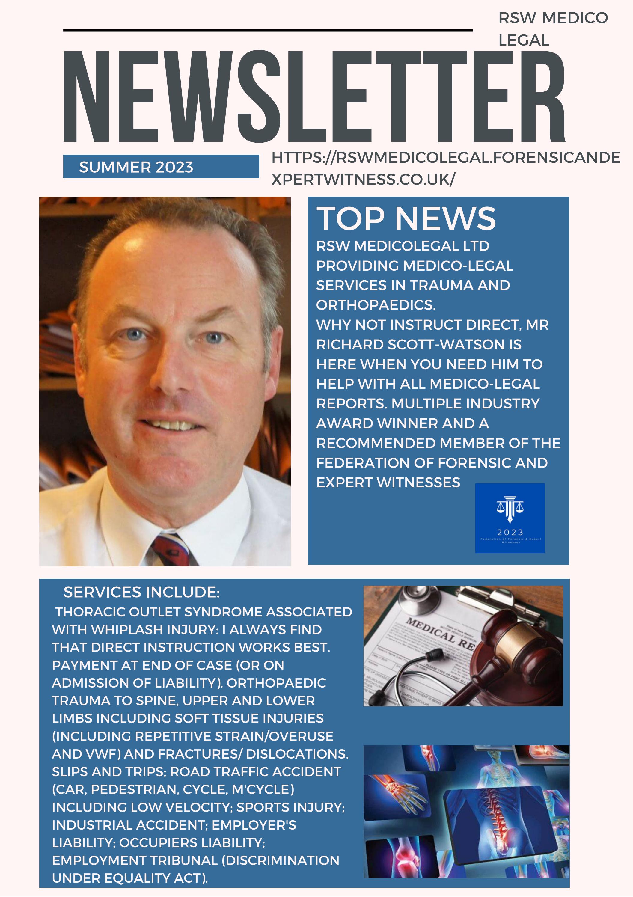 RSW Medico Legal Newsletter 2023 by Federation of Forensic and Expert ...