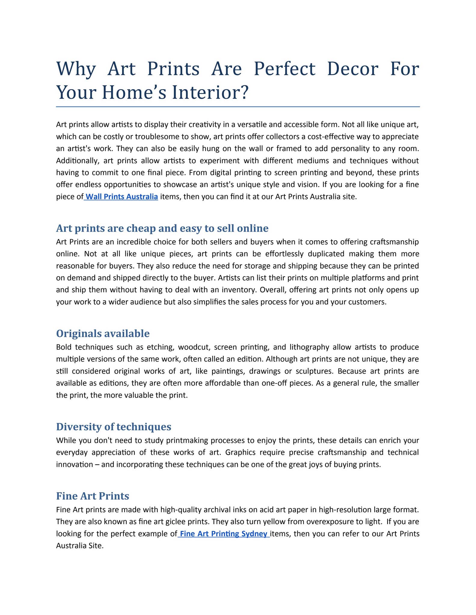 Why Art Prints Are Perfect Decor For Your Home’s Interior? by Art ...