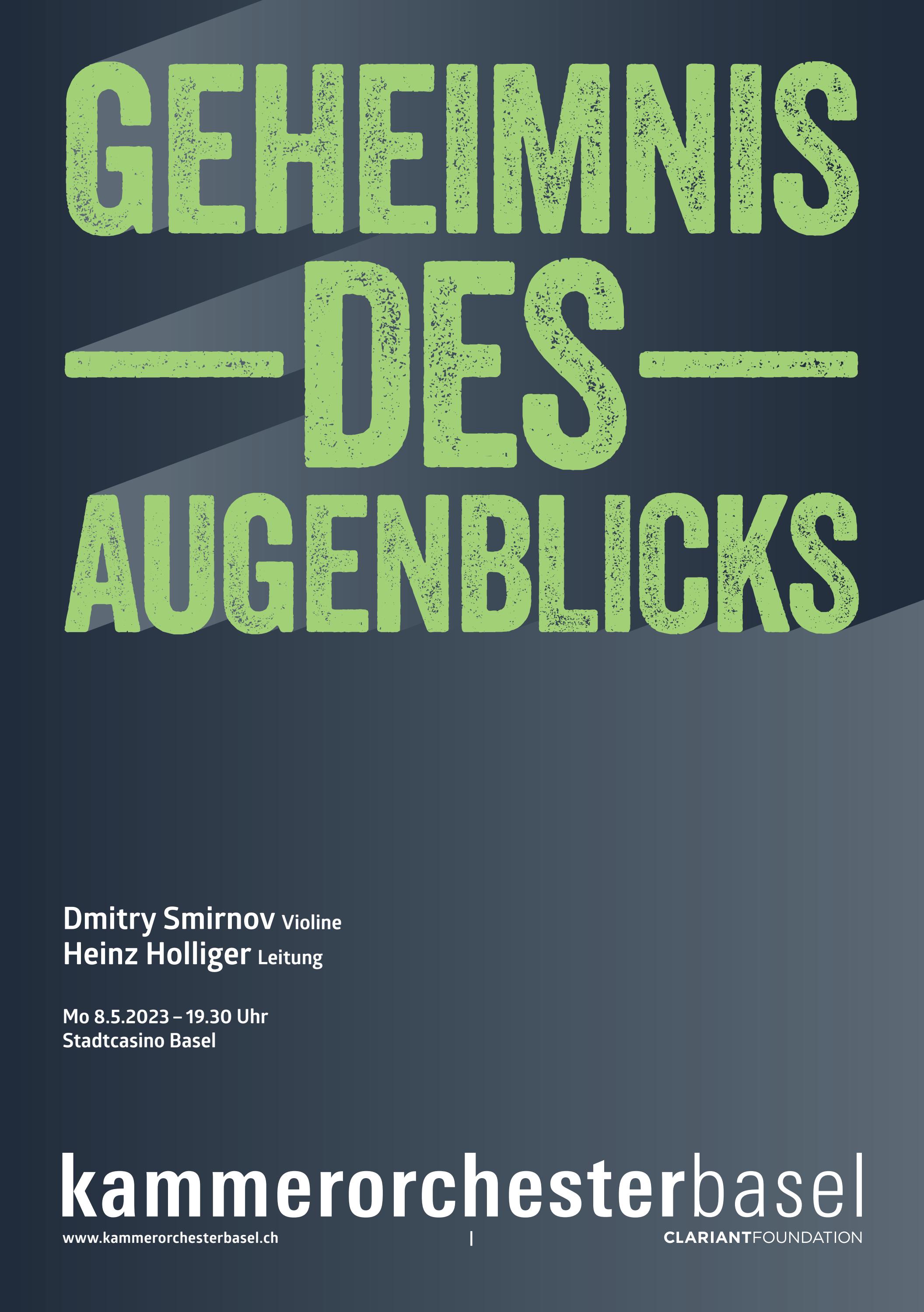 «Geheimnis des Augenblicks» – Abokonzert Kammerorchester Basel ...