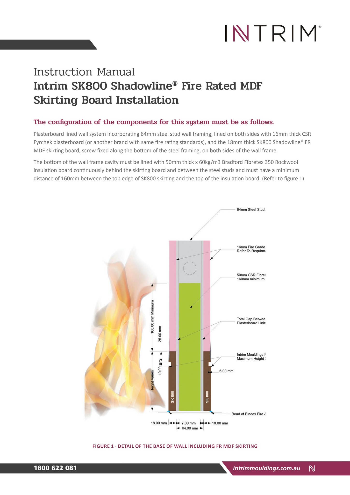 Fire Rated Shadowline Installation Instructions by Intrim Mouldings - Issuu
