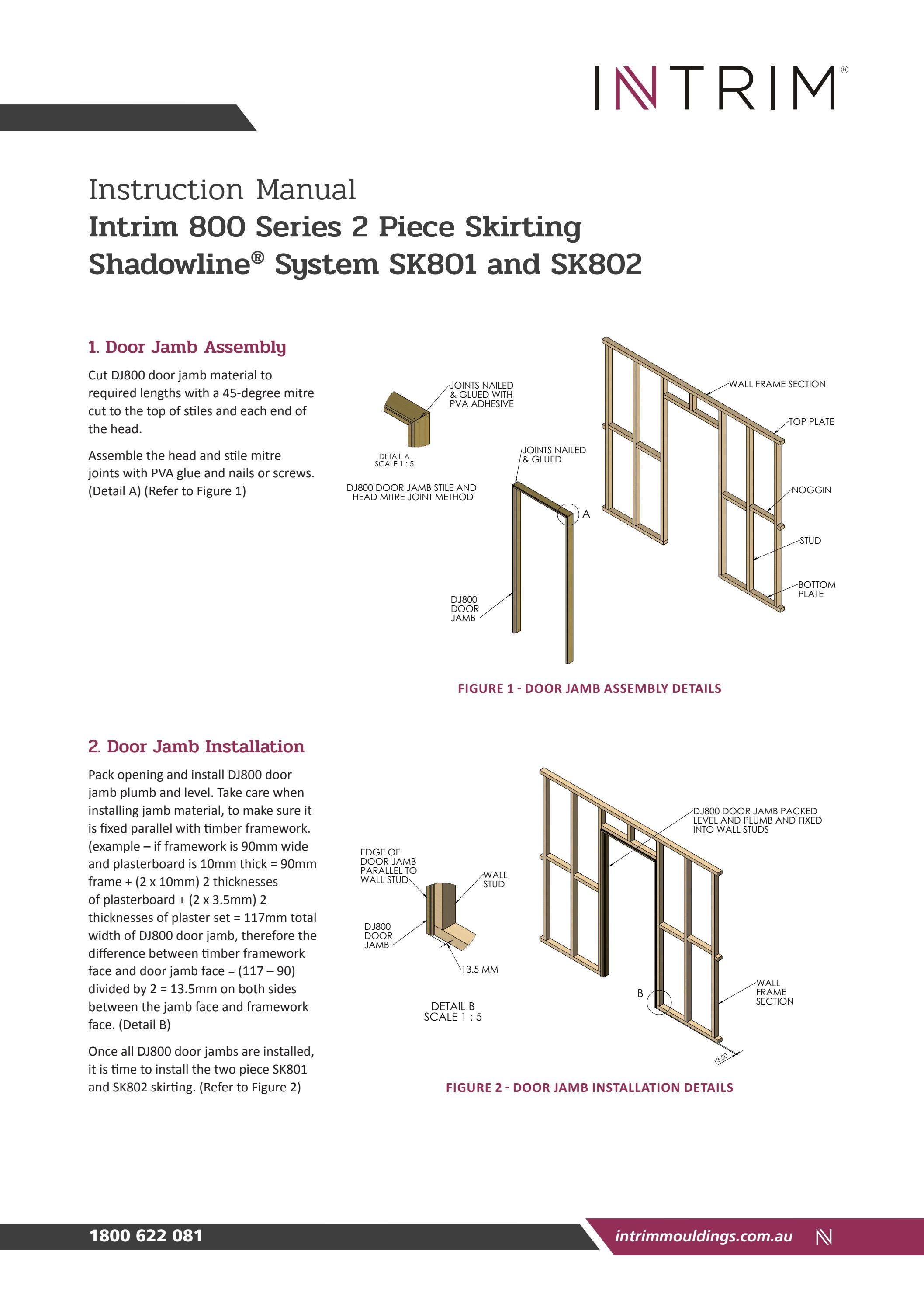 2 Piece Shadowline Installation Instructions by Intrim Mouldings - Issuu