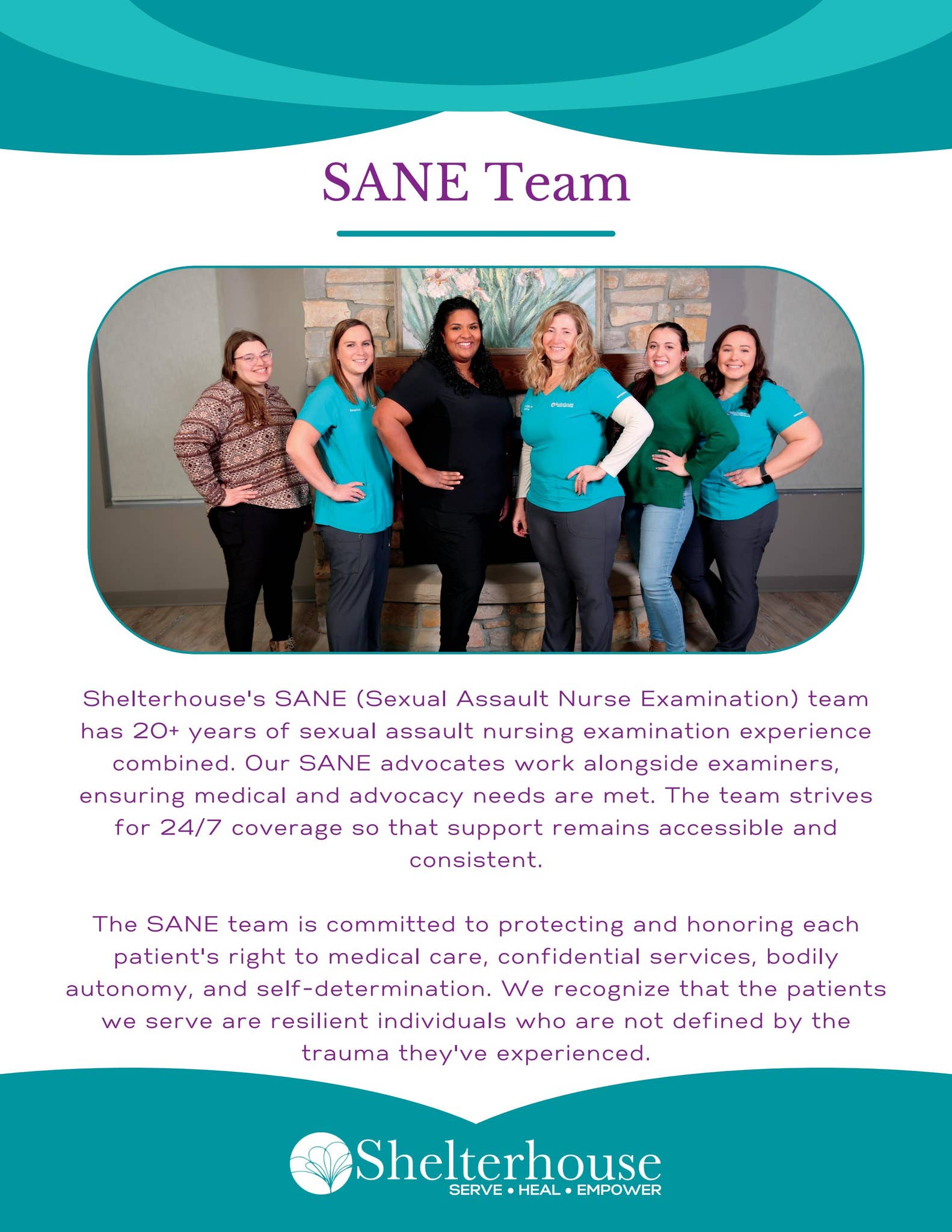 SANE - Sexual Assault Nurse Examinations by ShelterhouseMidland - Issuu