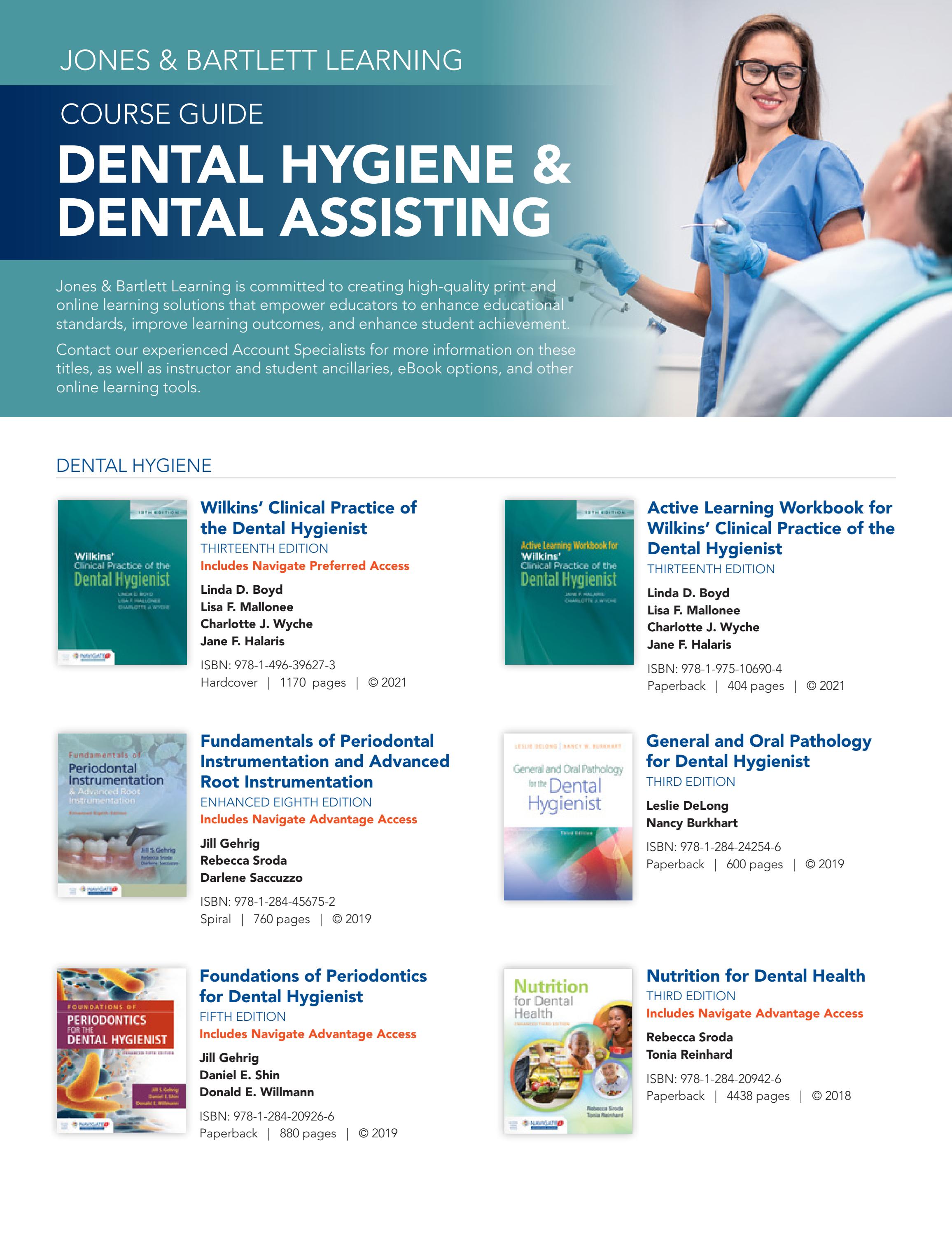 Dental Hygiene & Dental Assisting Course Guide by Jones & Bartlett ...