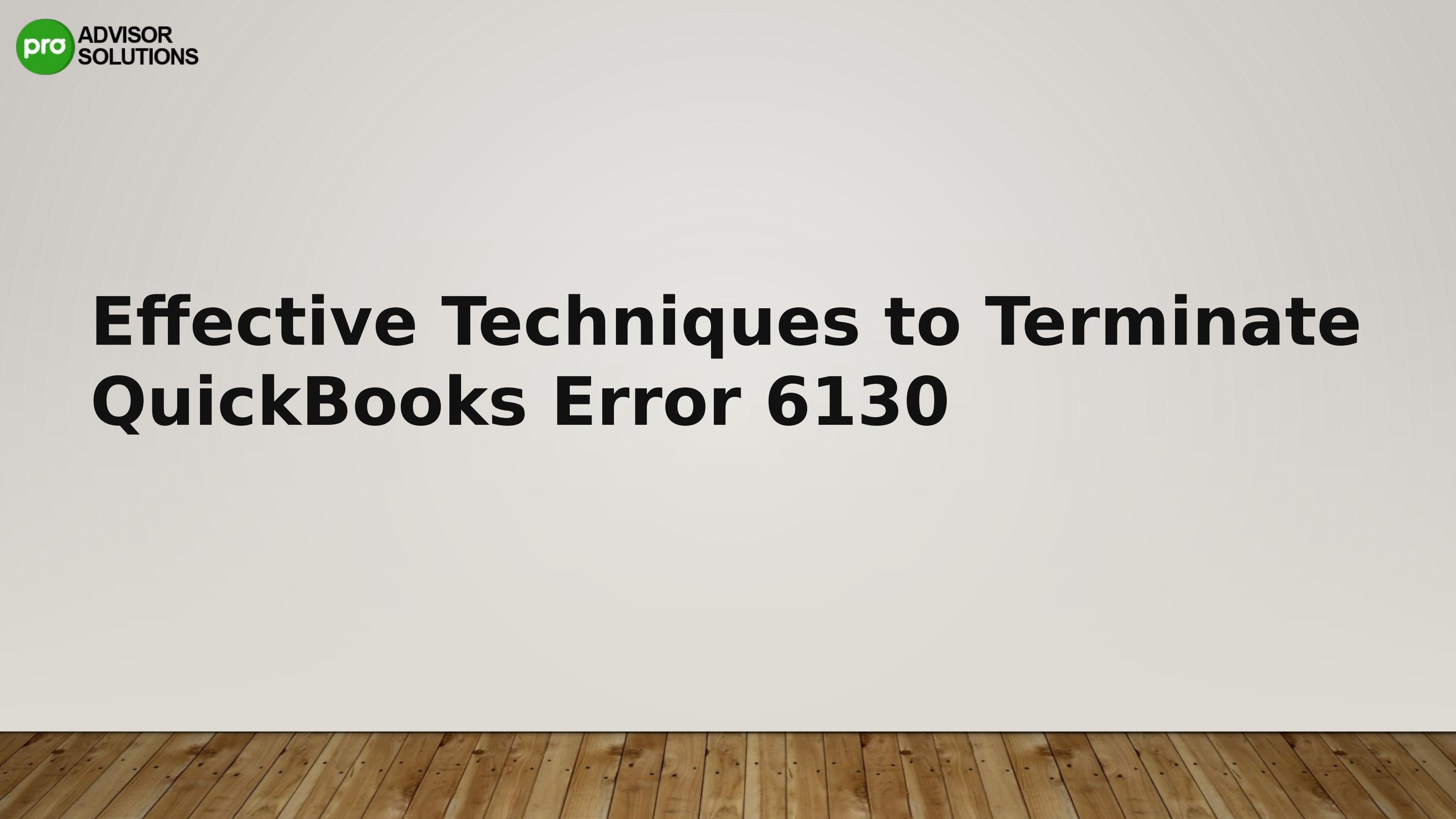Here is a simple guide to fix quickbooks error 6130 by John Mule - Issuu