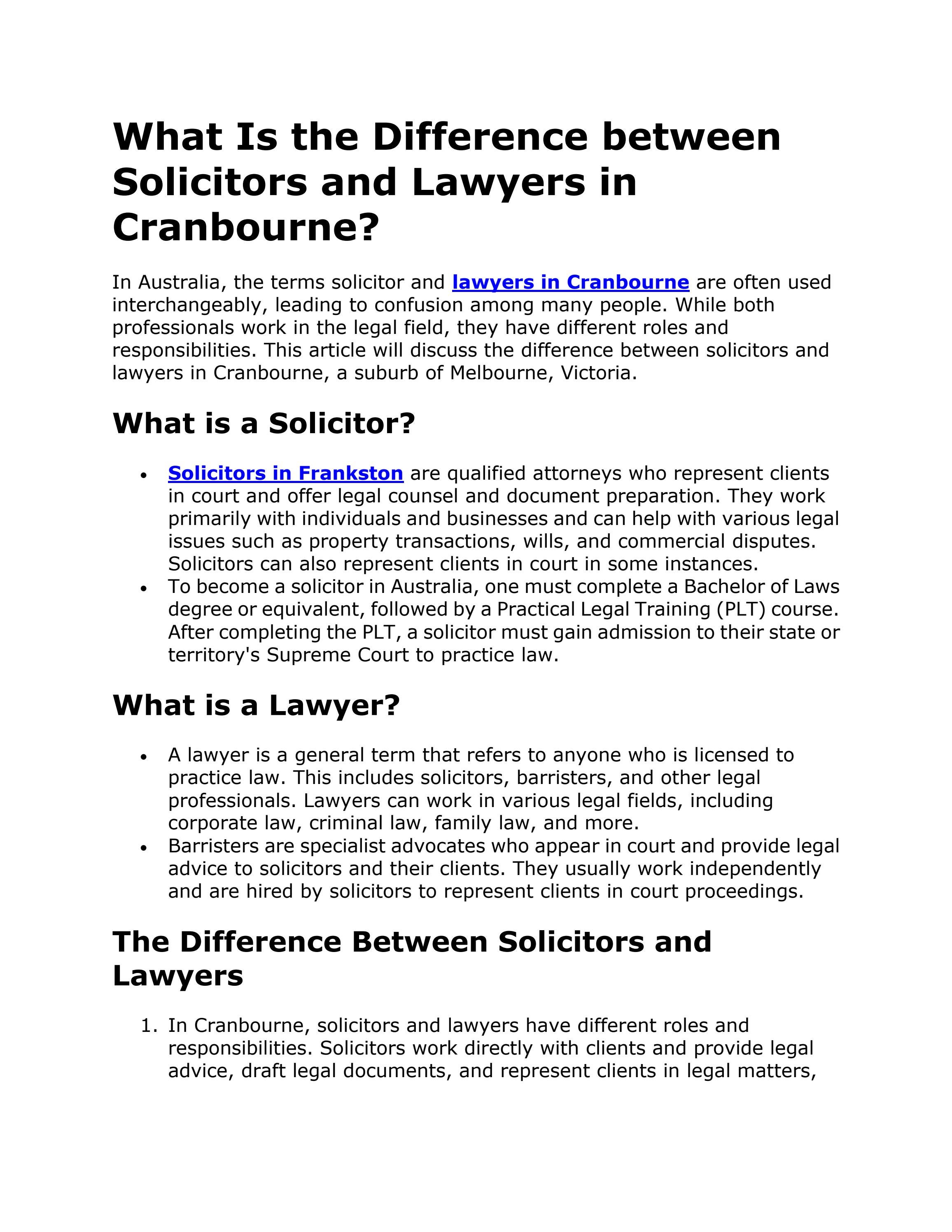 Attorney And Solicitor Difference at Jackie Proctor blog