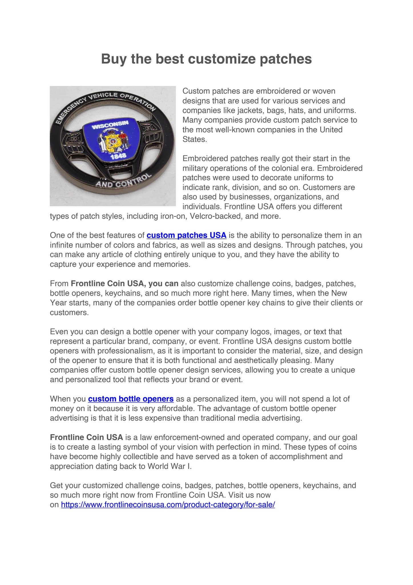 Buy the best customize patches by Digital Marketing - Issuu
