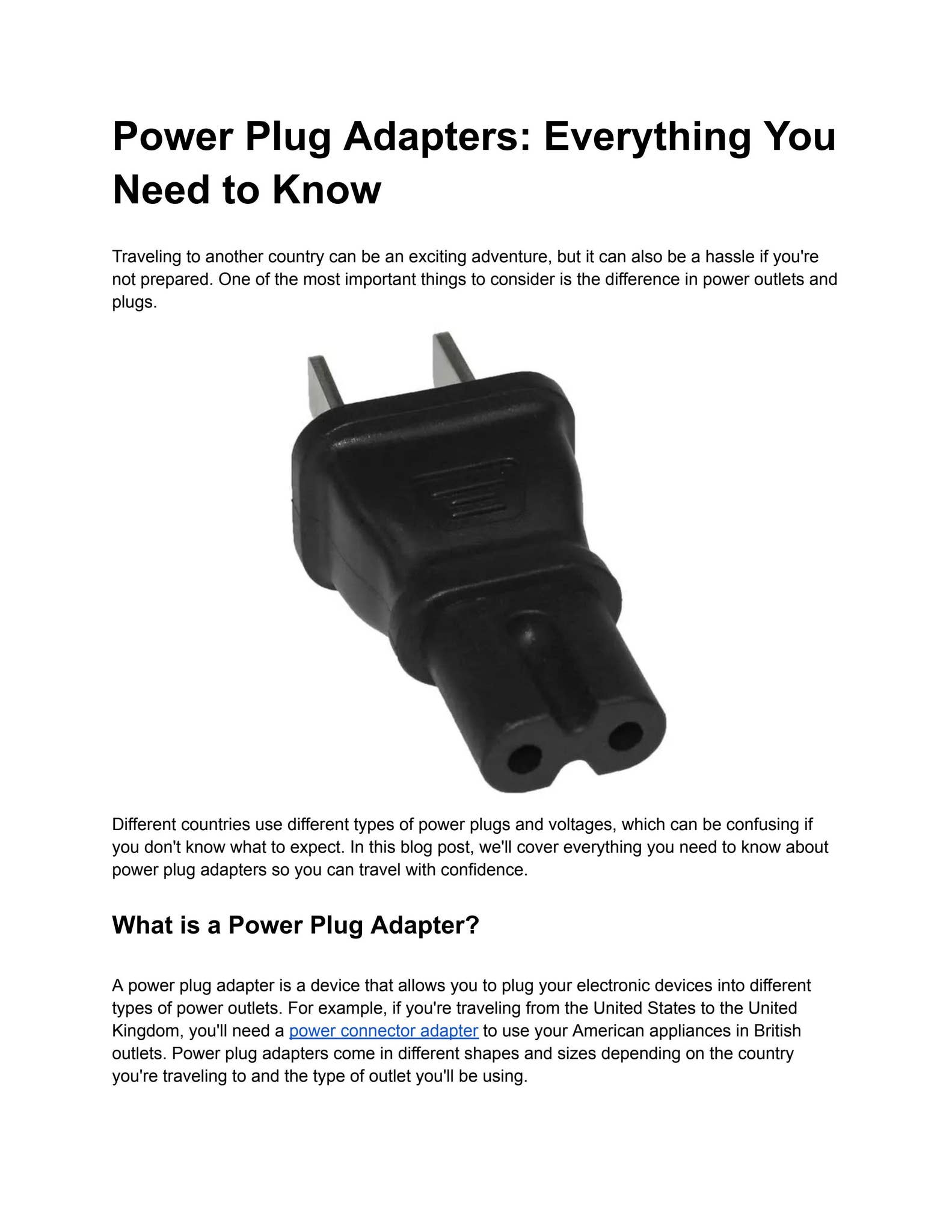 Power Plug Adapters: Everything You Need to Know by Sf Cable, Inc - Issuu