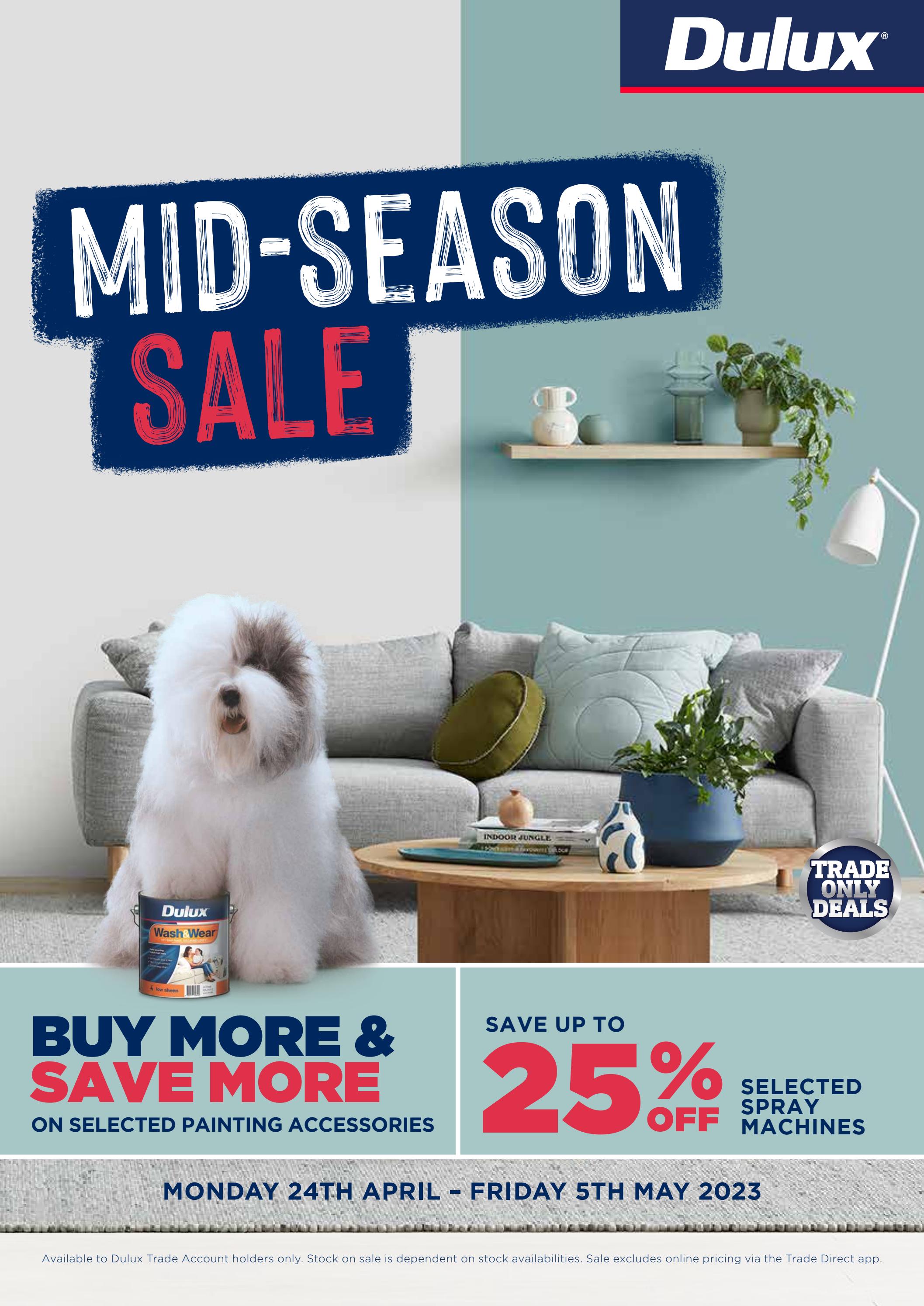 Dulux Mid-Season Sale Catalogue 2023 by Dulux Australia - Issuu