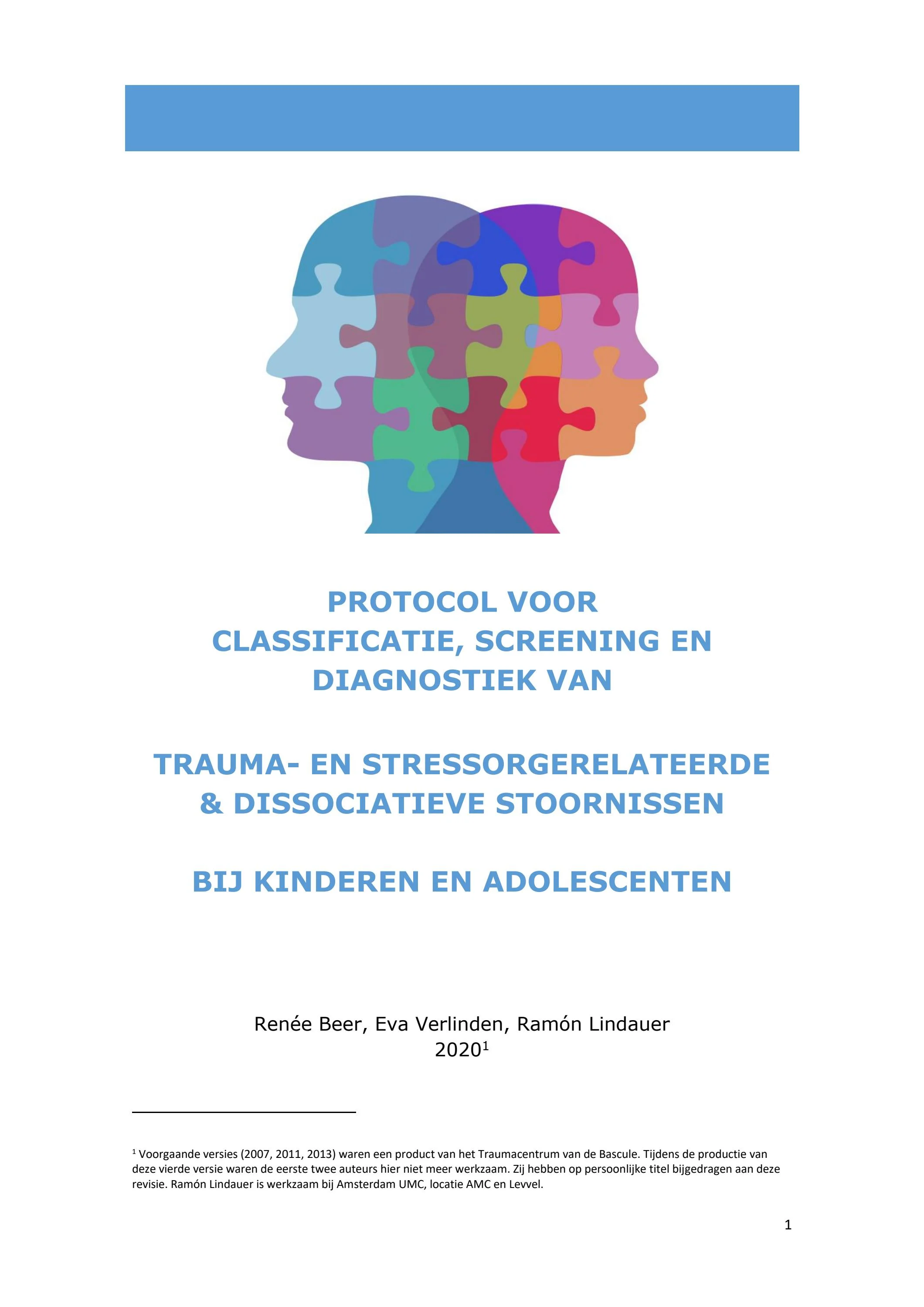 Diagnostiekprotocol trauma bij kinderen en adolescenten by VGCt - Issuu