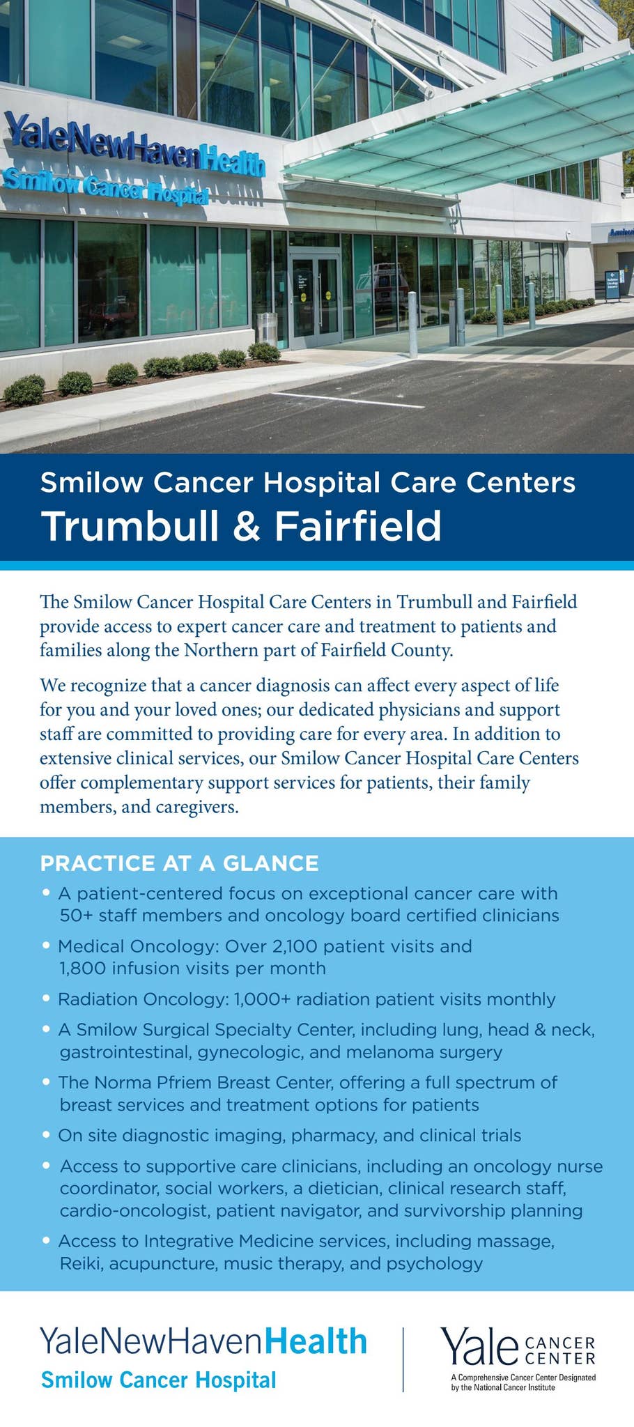 Smilow Cancer Hospital Care Centers Trumbull & Fairfield by Smilow ...
