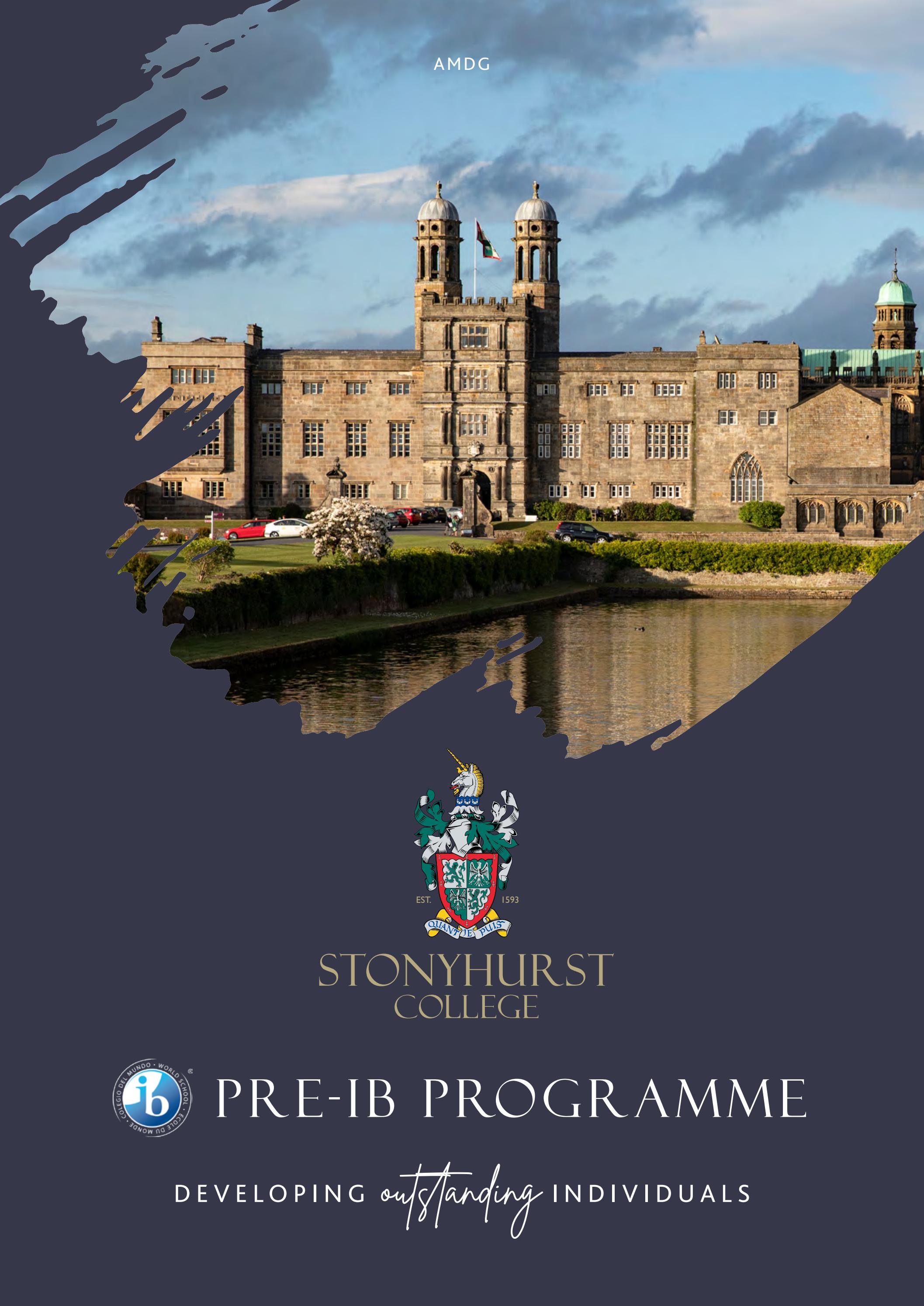 Stonyhurst College Pre-IB Programme by Stonyhurst College - Issuu