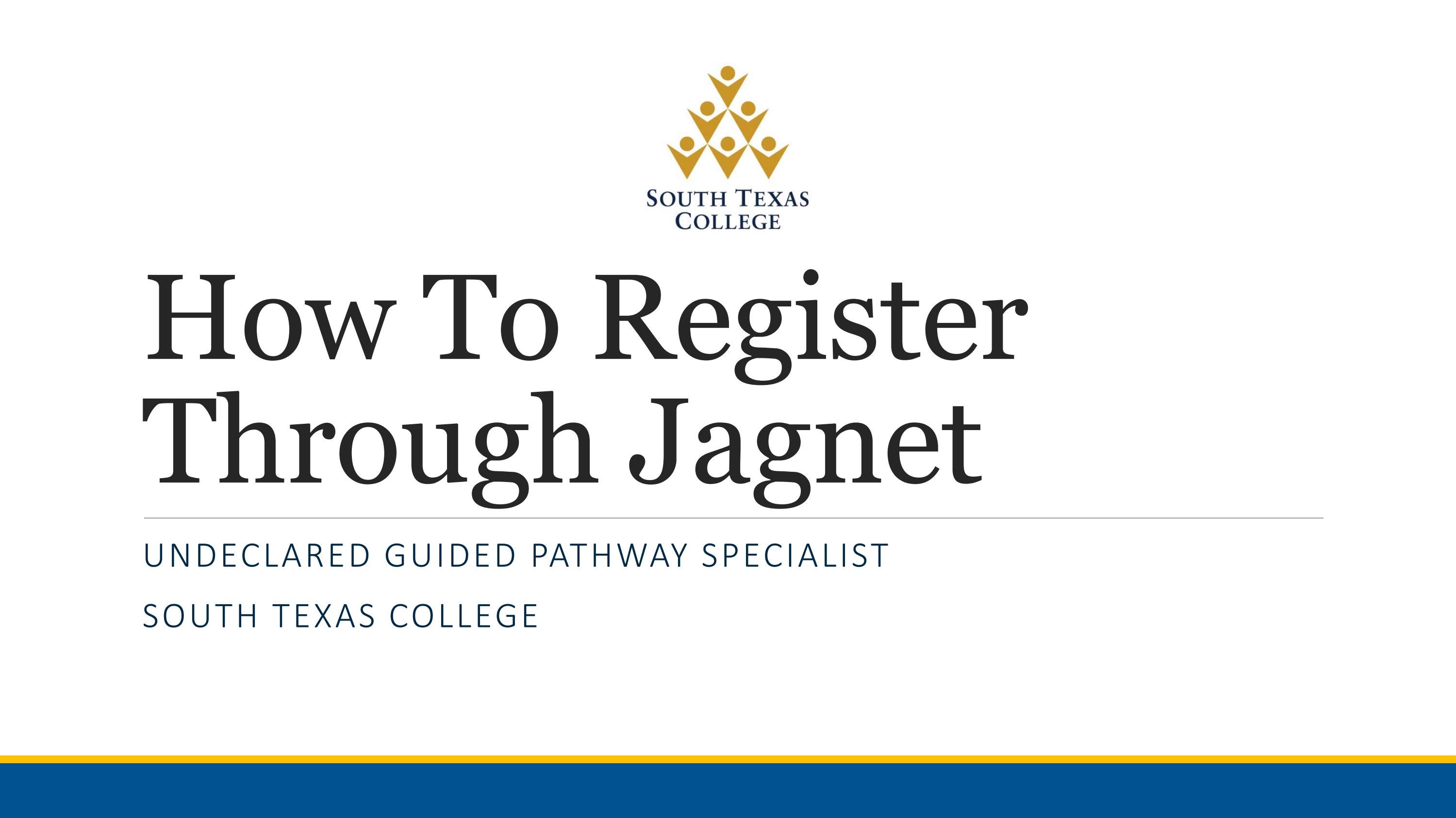How To Register Through Jagnet by stcstarfish - Issuu