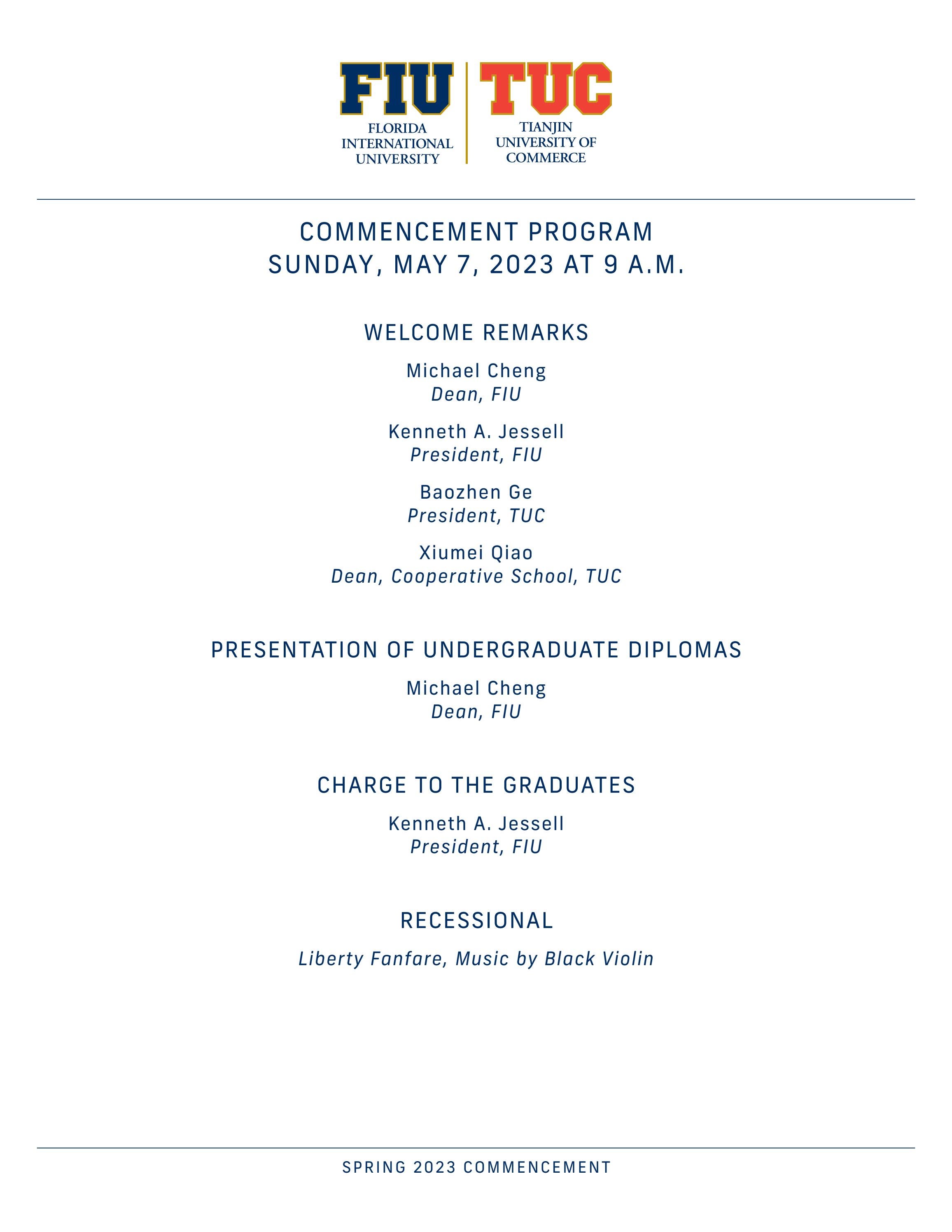 OOP_Tianjin Commencement 4238063375-TUC Option-A by FIU - Issuu