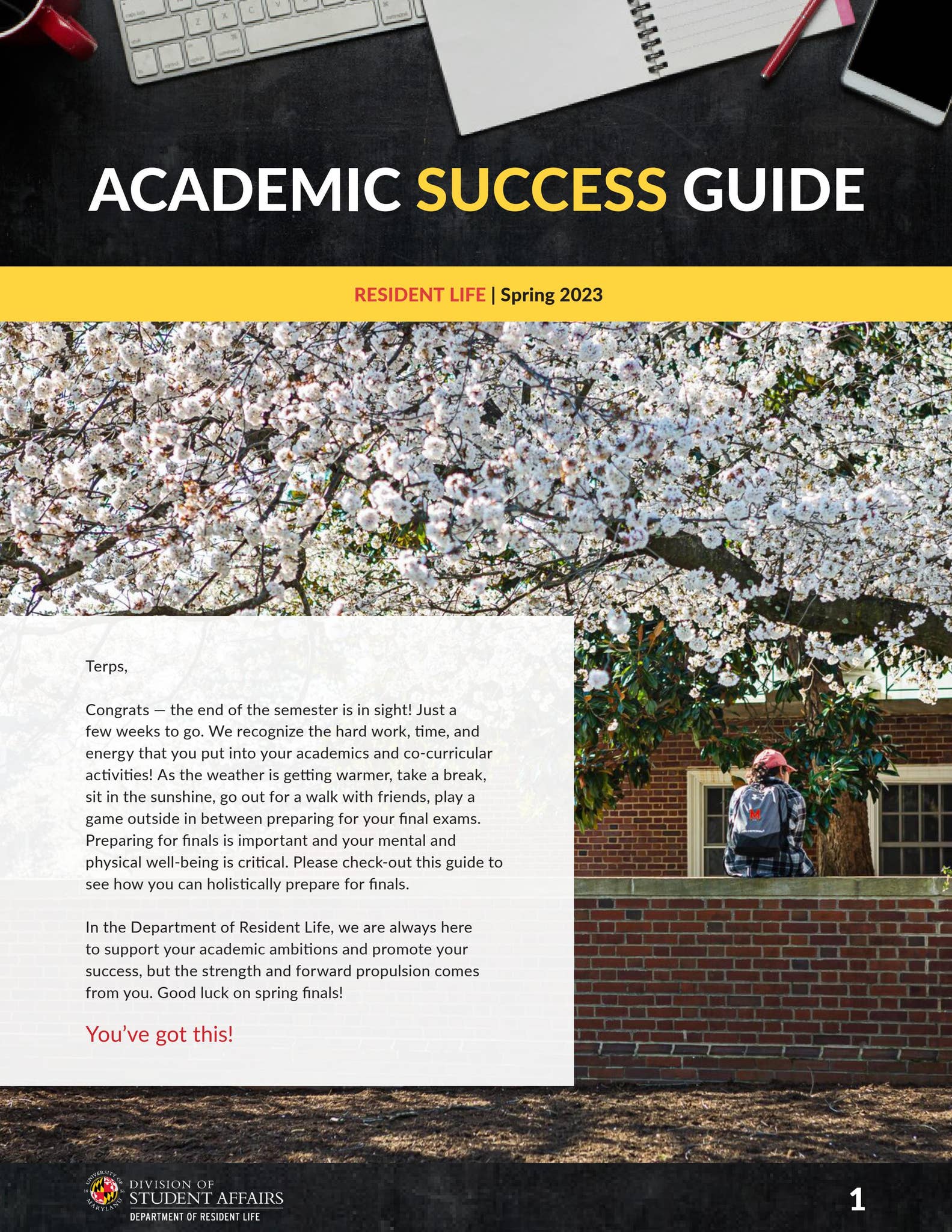 Academic Success Guide - Finals Edition, Spring 2023 by Department of ...