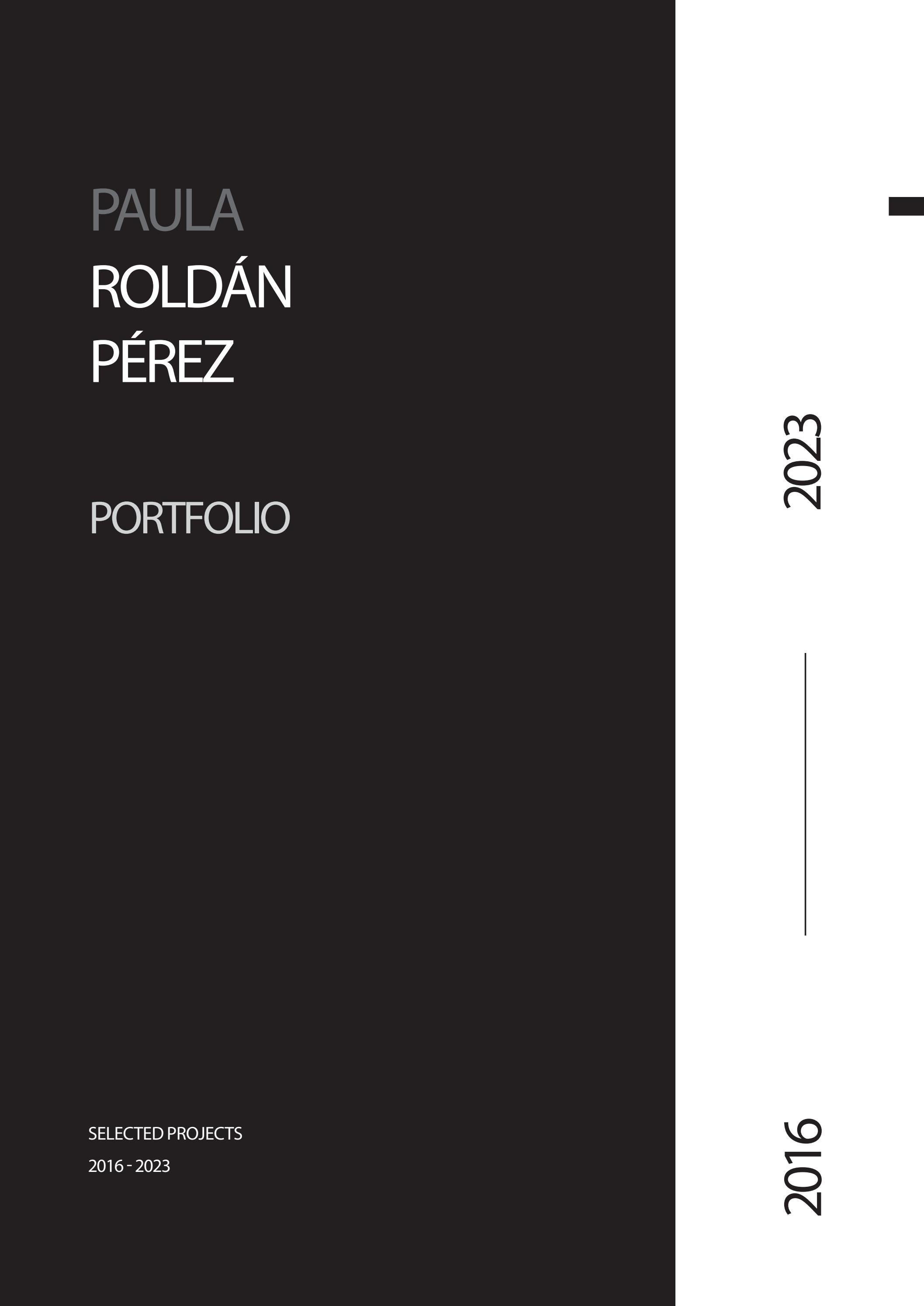 PORTFOLIO 2023 - PAULA ROLDÁN PÉREZ by paula.roldan - Issuu