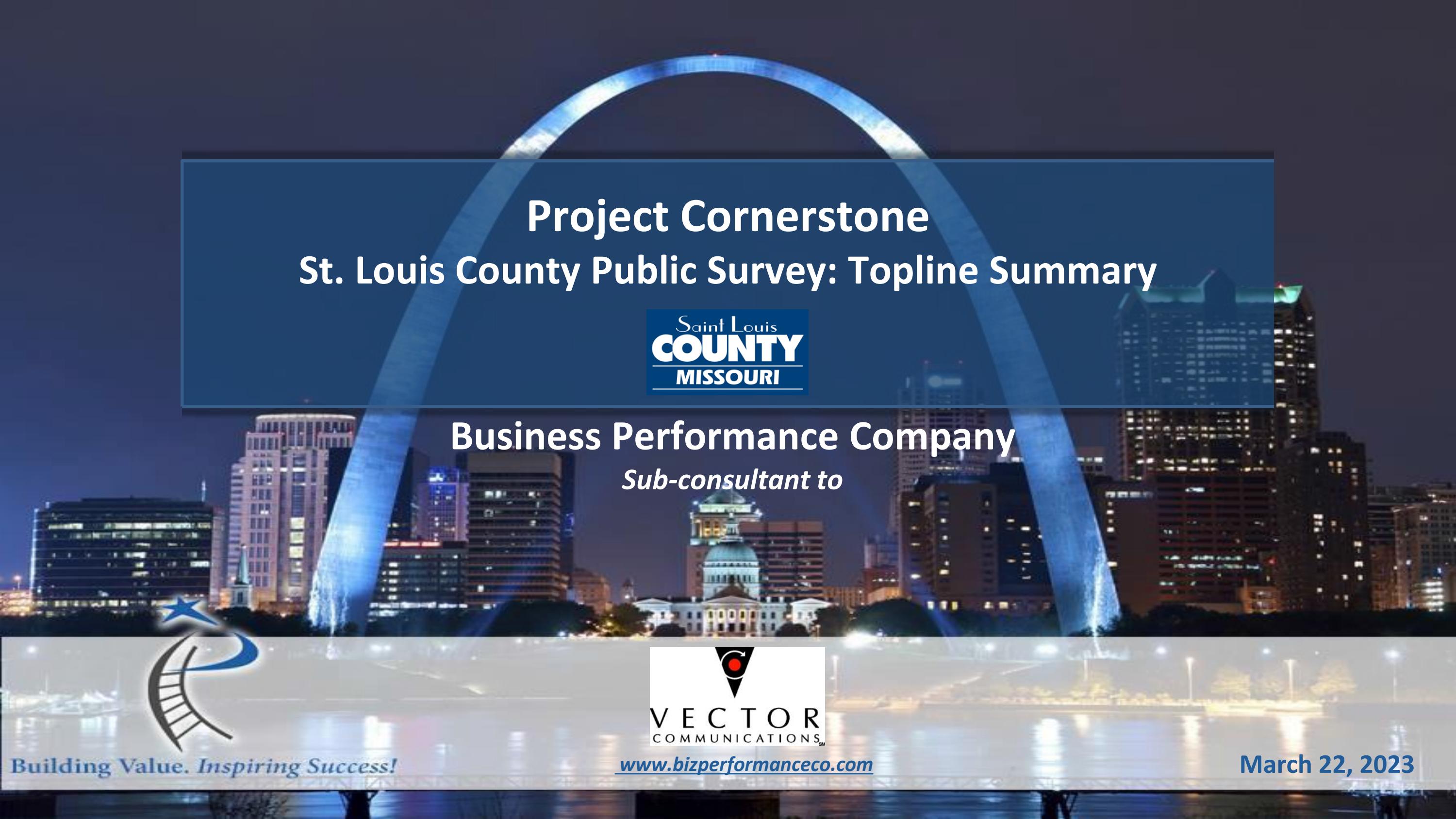 Project Cornerstone Topline Survey Results by STLCOGOV - Issuu