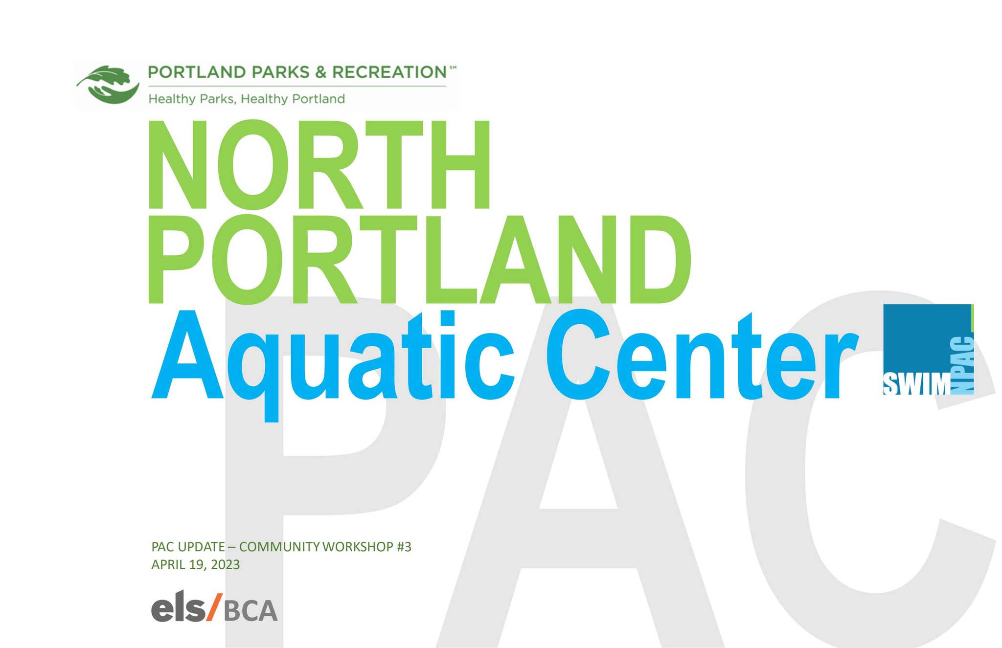 North Portland Aquatic Center - PAC Preview 4.19.23 by Portland Parks ...