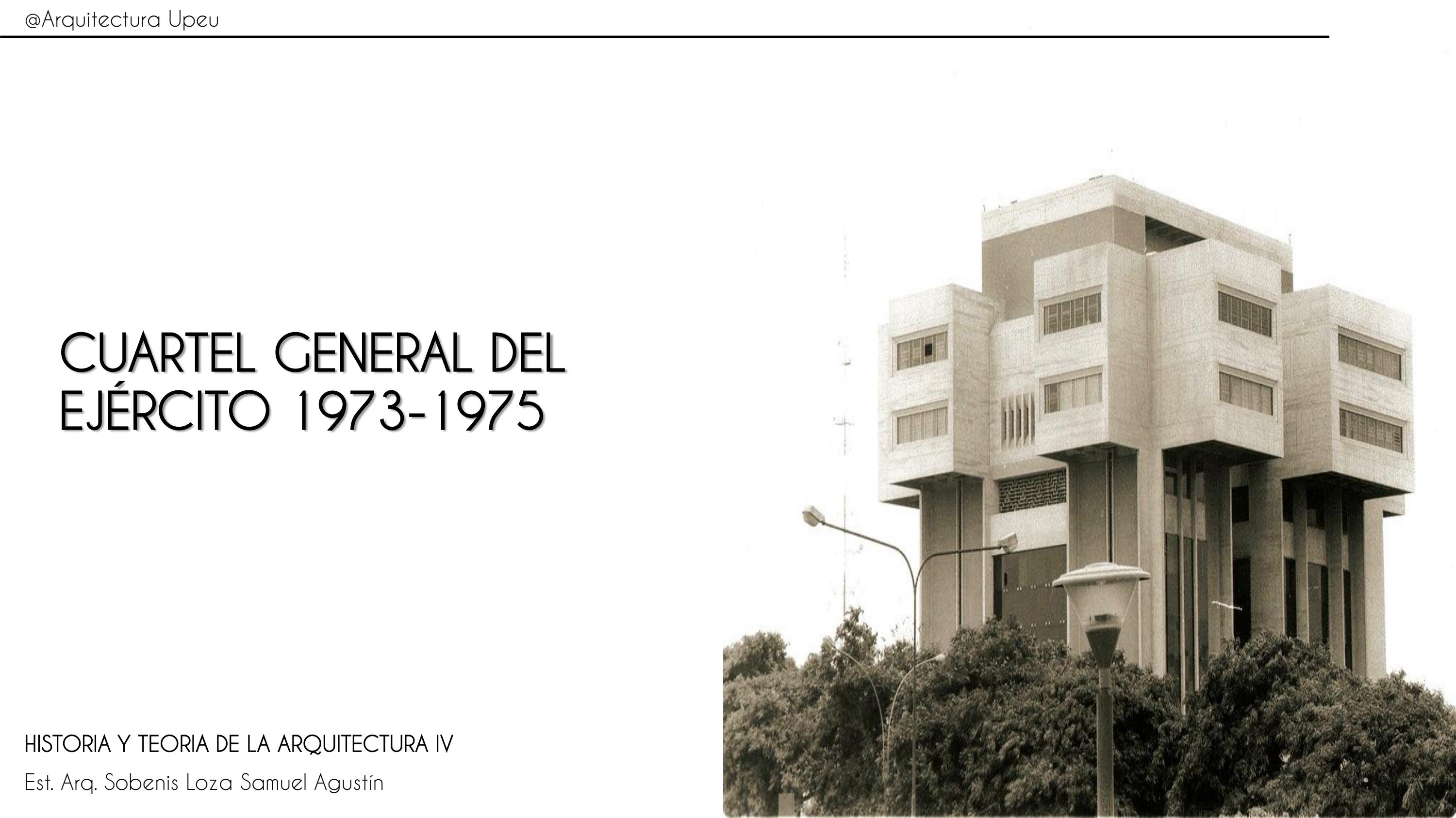 CUARTEL GENERAL DEL EJERCITO by Samuel Agustin Sobenis Loza - Issuu