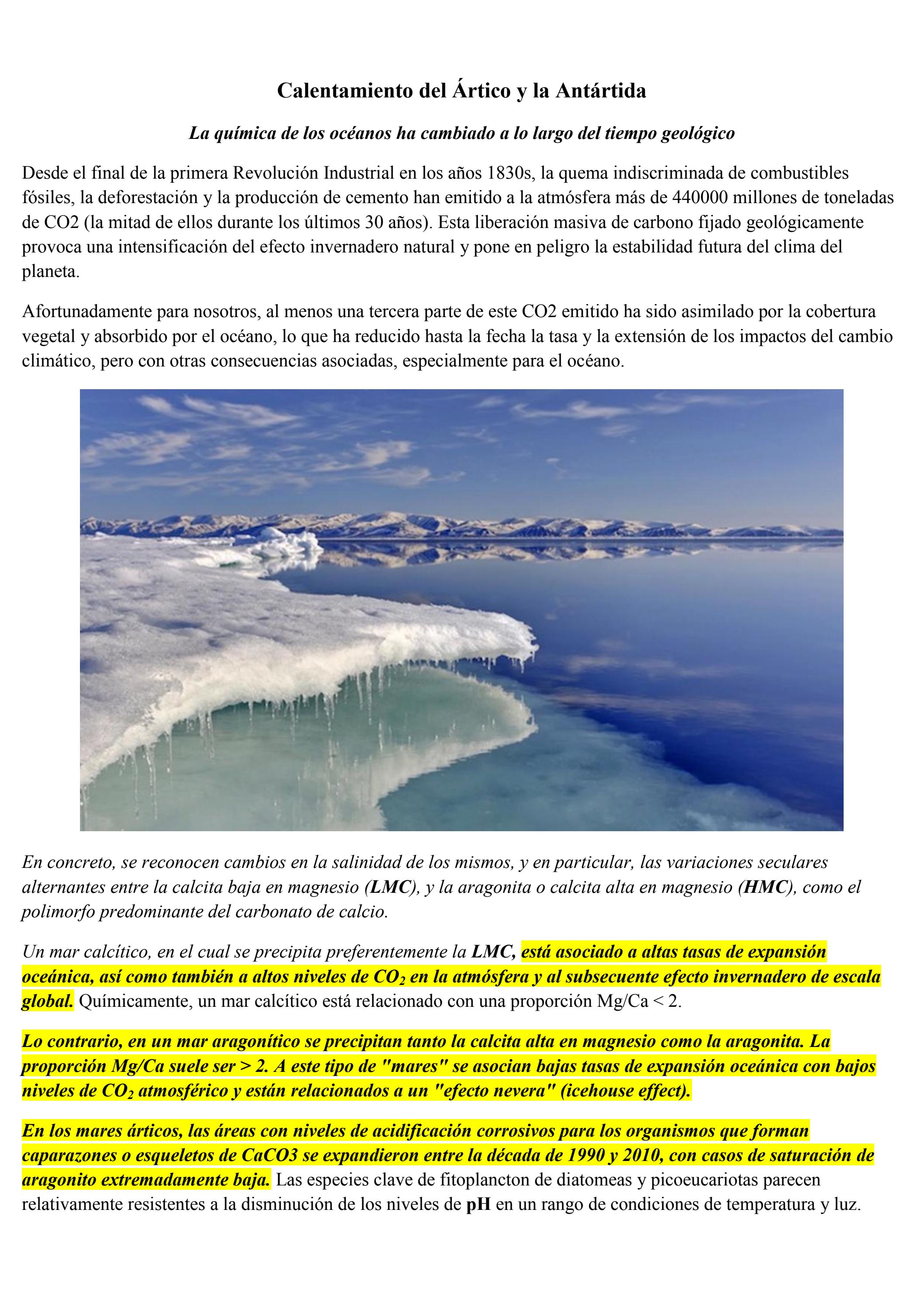 Calentamiento del Ártico y la Antártida by Martin Lucione - Issuu