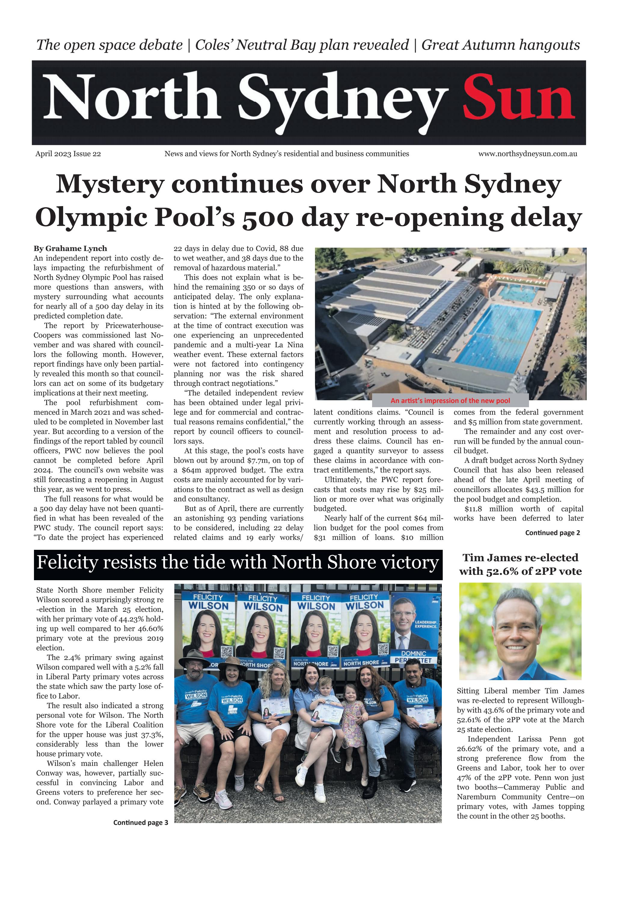 North Sydney Sun April 2023 edition by DecisivePublishing - Issuu