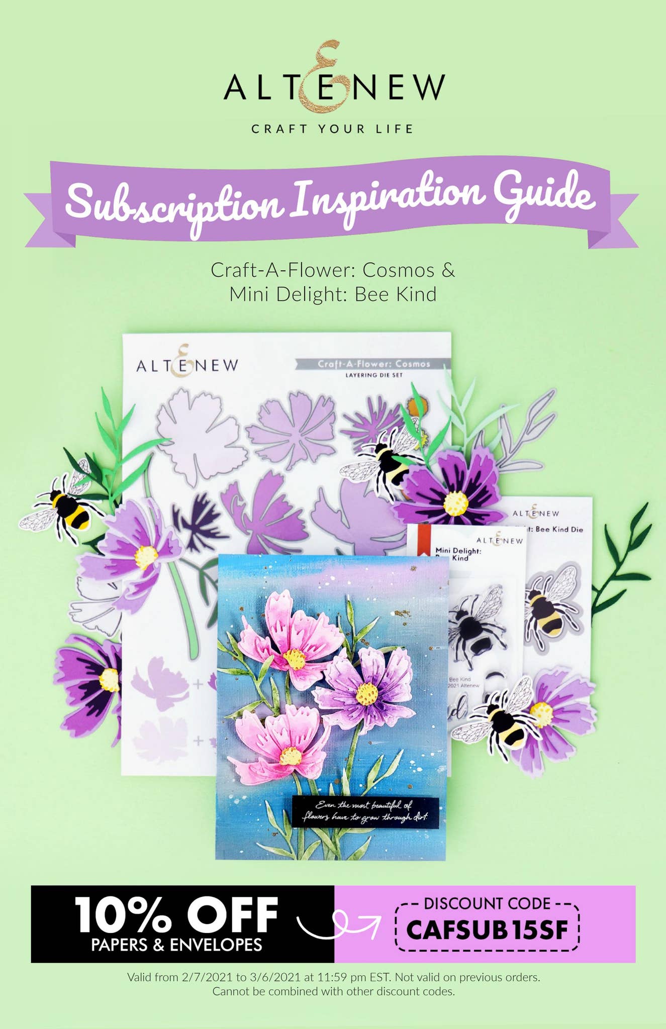 Subscription Inspiration Guide: CAF Cosmos & MD Bee Kind by Altenew - Issuu