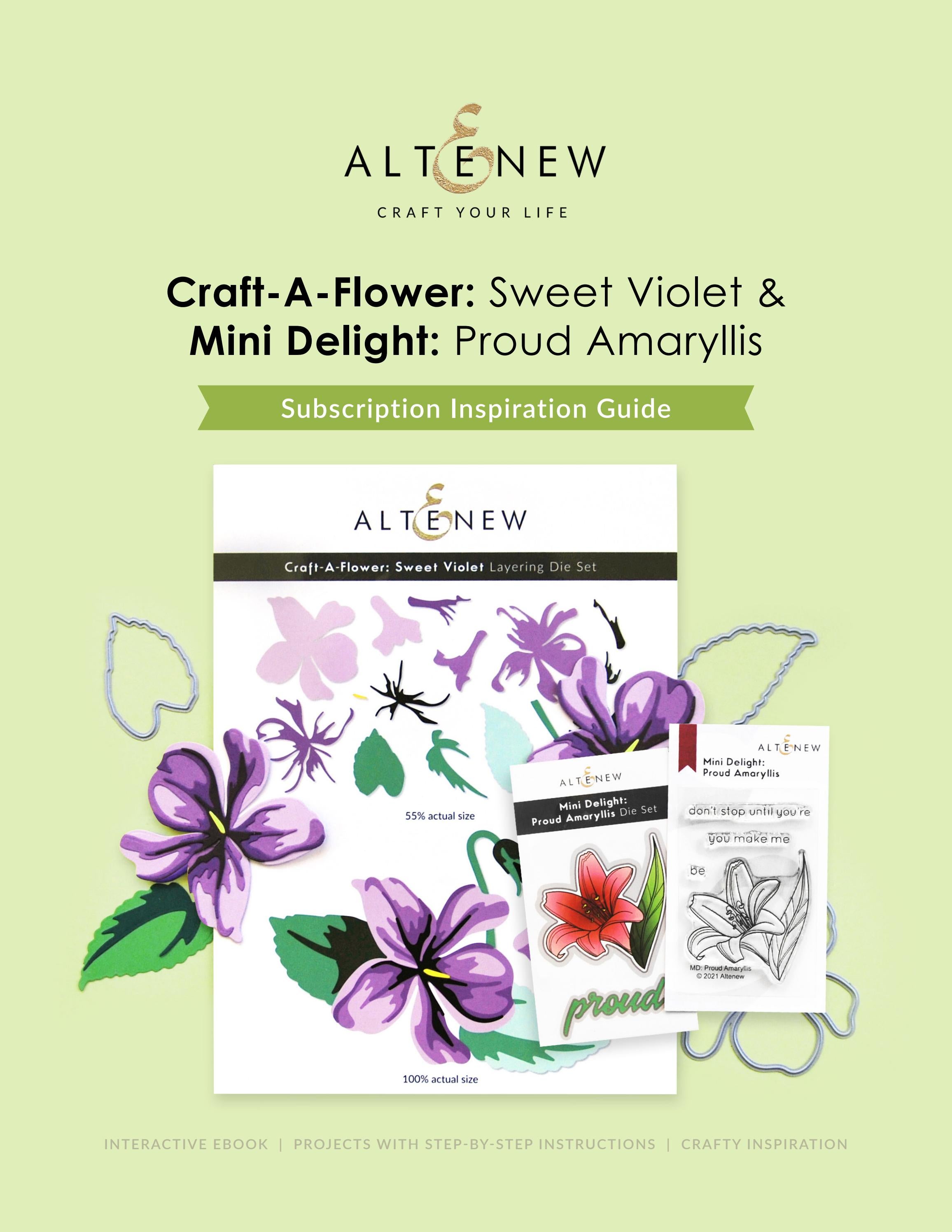 Subscription Inspiration Guide CAF Sweet Violet & MD Proud Amaryllis by ...