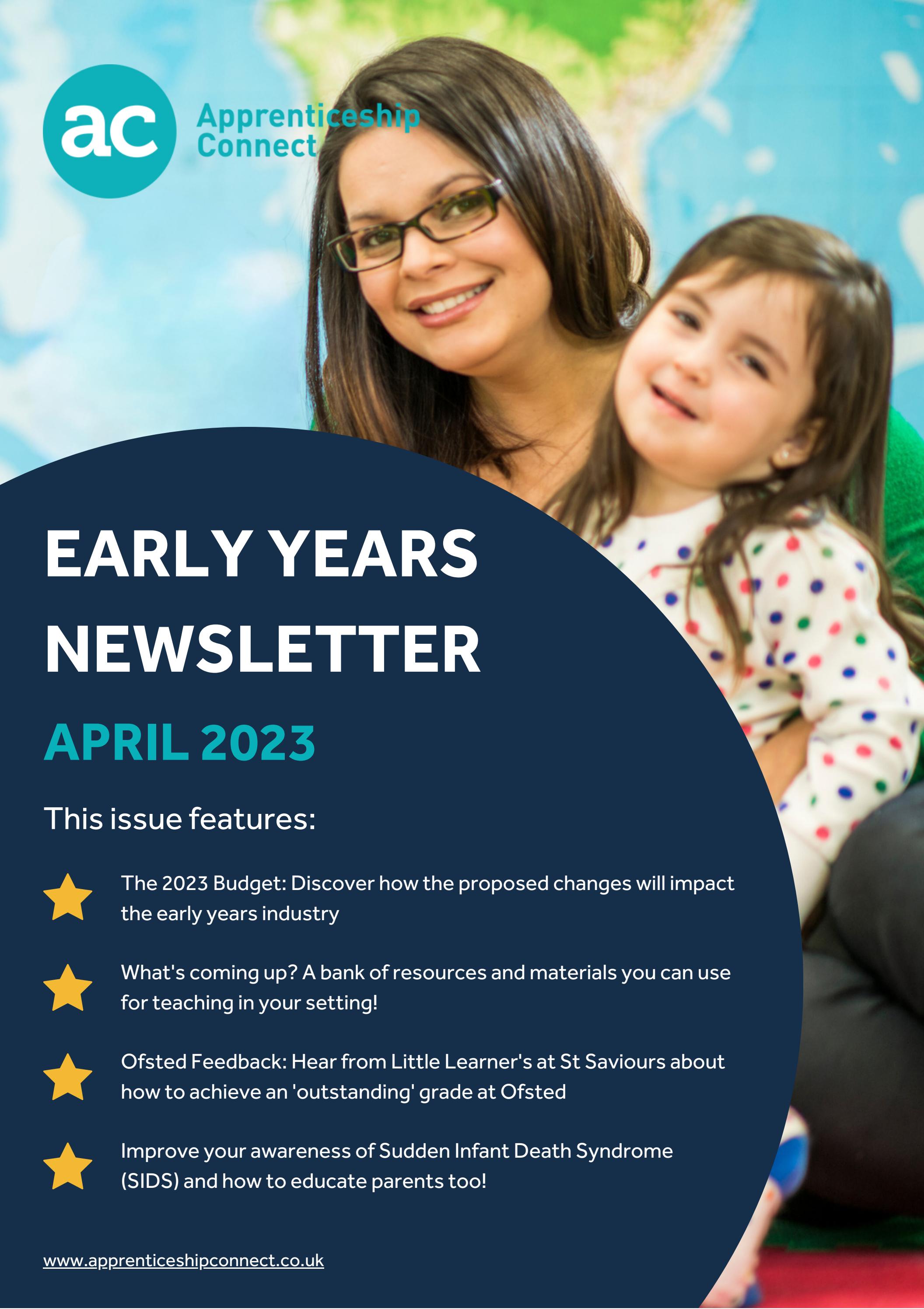 The AC Early Years Newsletter: April 2023 (Employer) by Apprenticeship ...