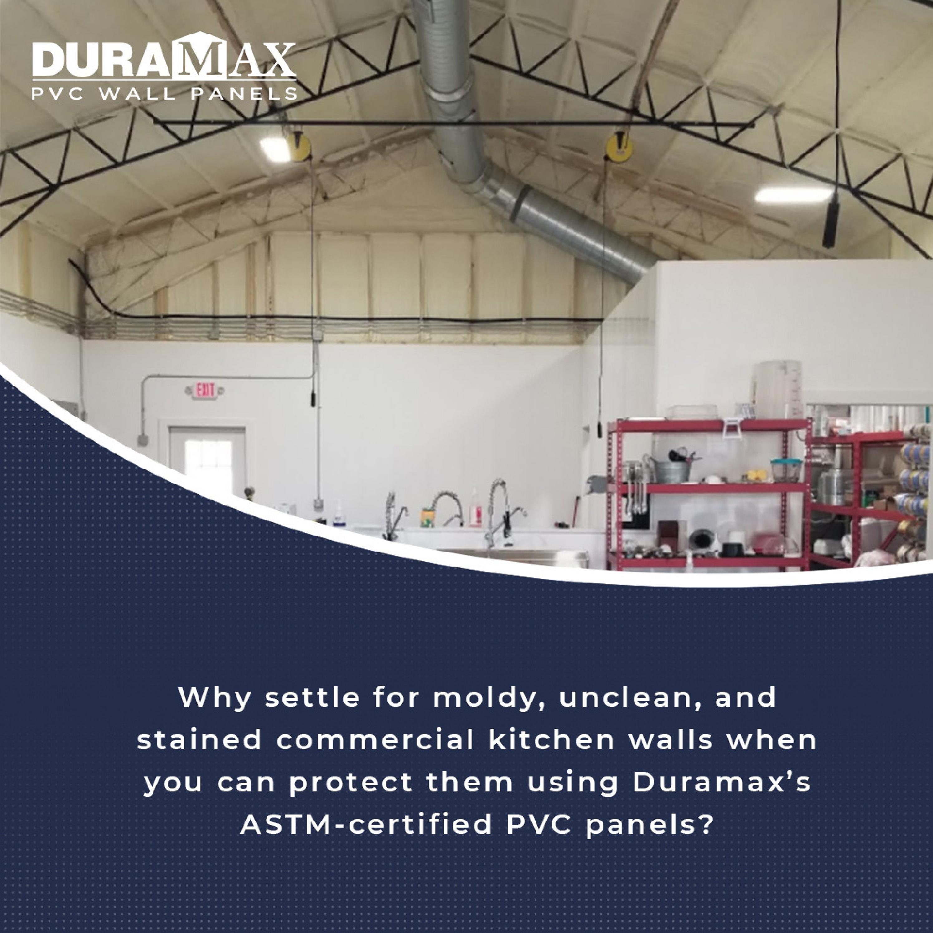 Keep Your Commercial Kitchen Walls Safe from Oil and Smoke. Choose PVC ...