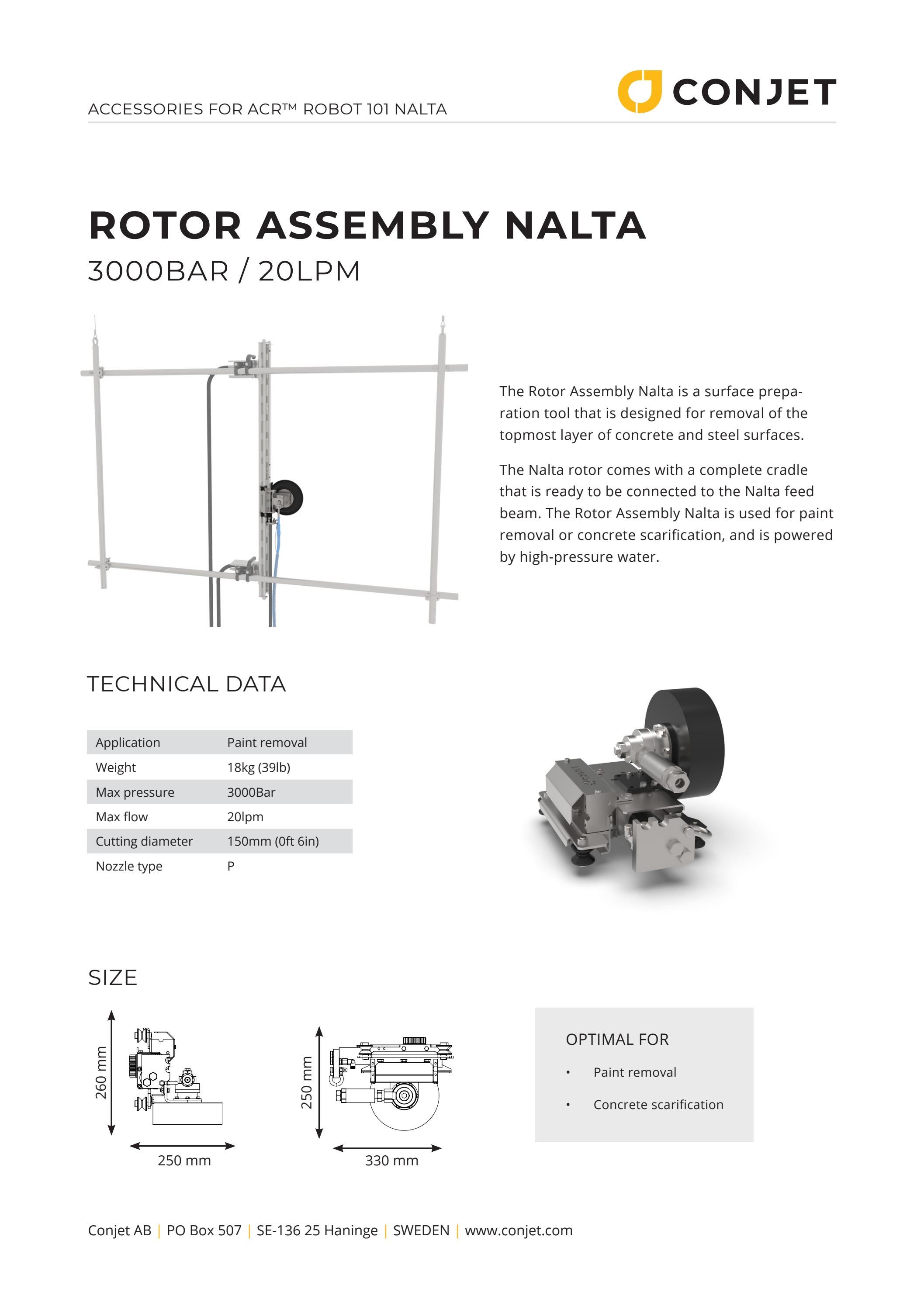 ROTOR ASSEMBLY NALTA by conjet - Issuu