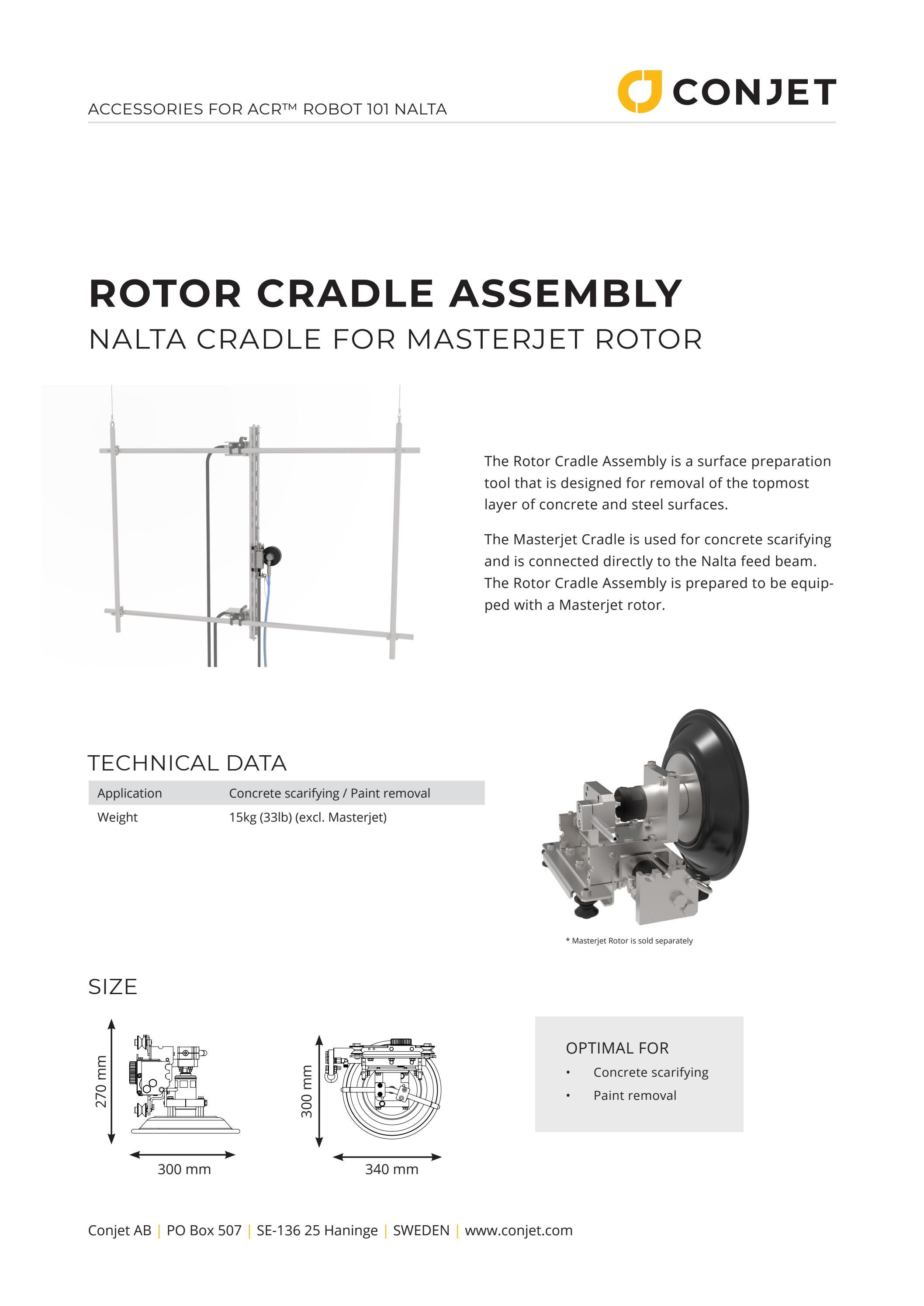 ROTOR CRADLE ASSEMBLY NALTA by conjet - Issuu