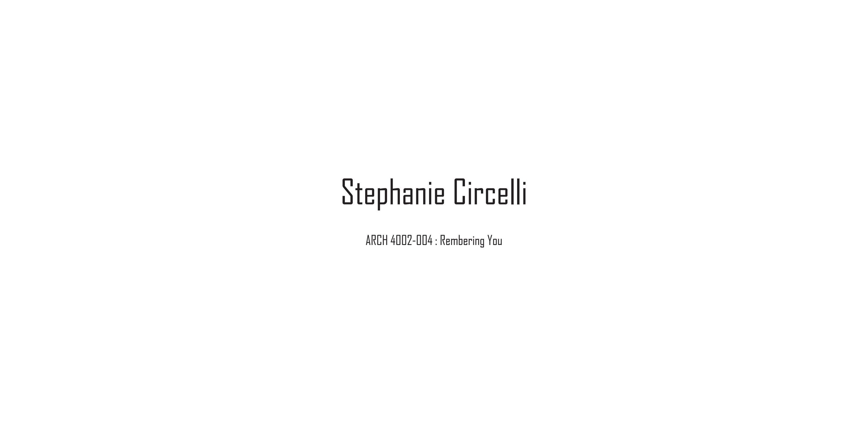 Stephanie Circelli by SAID BS-Architecture - Issuu