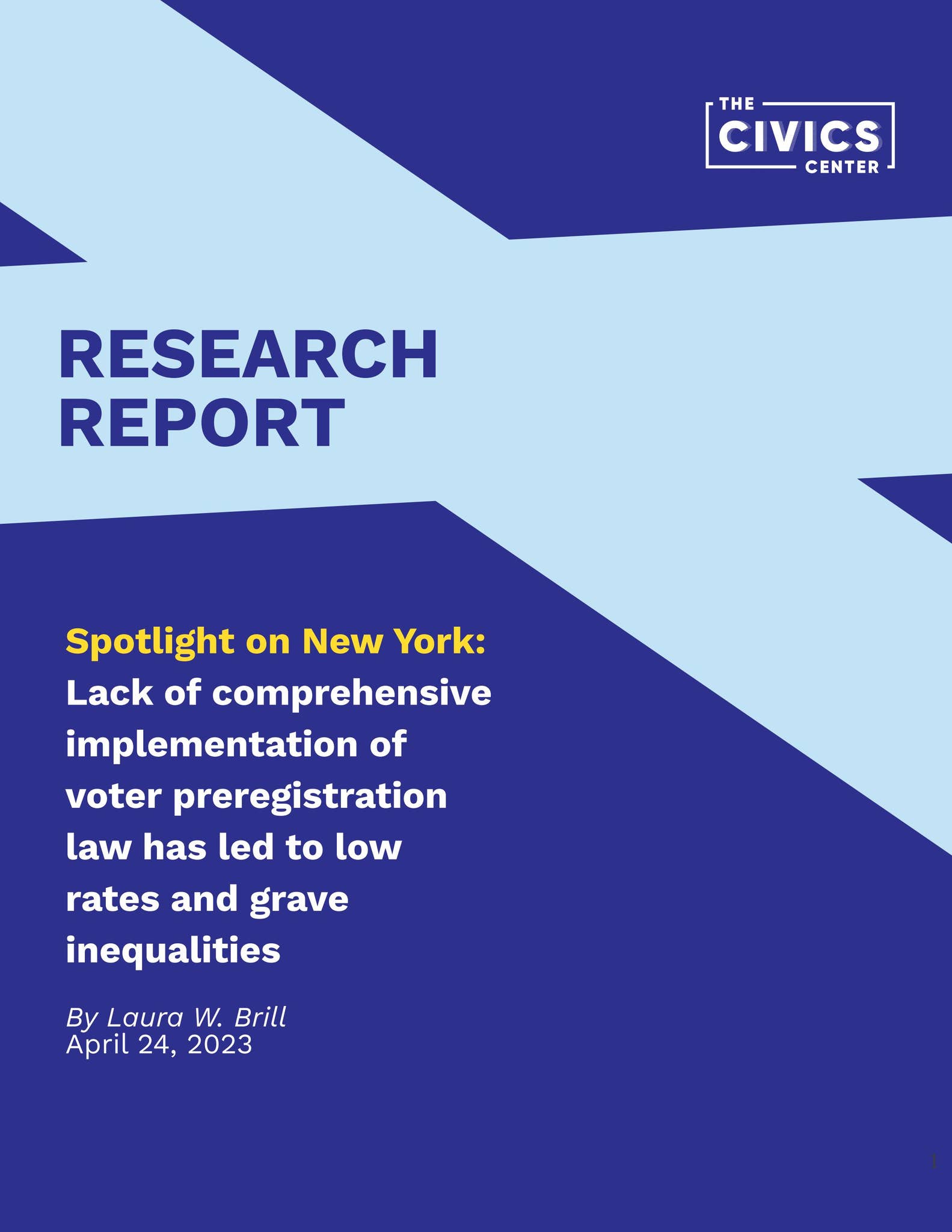 Research Report | Spotlight on New York by The Civics Center - Issuu