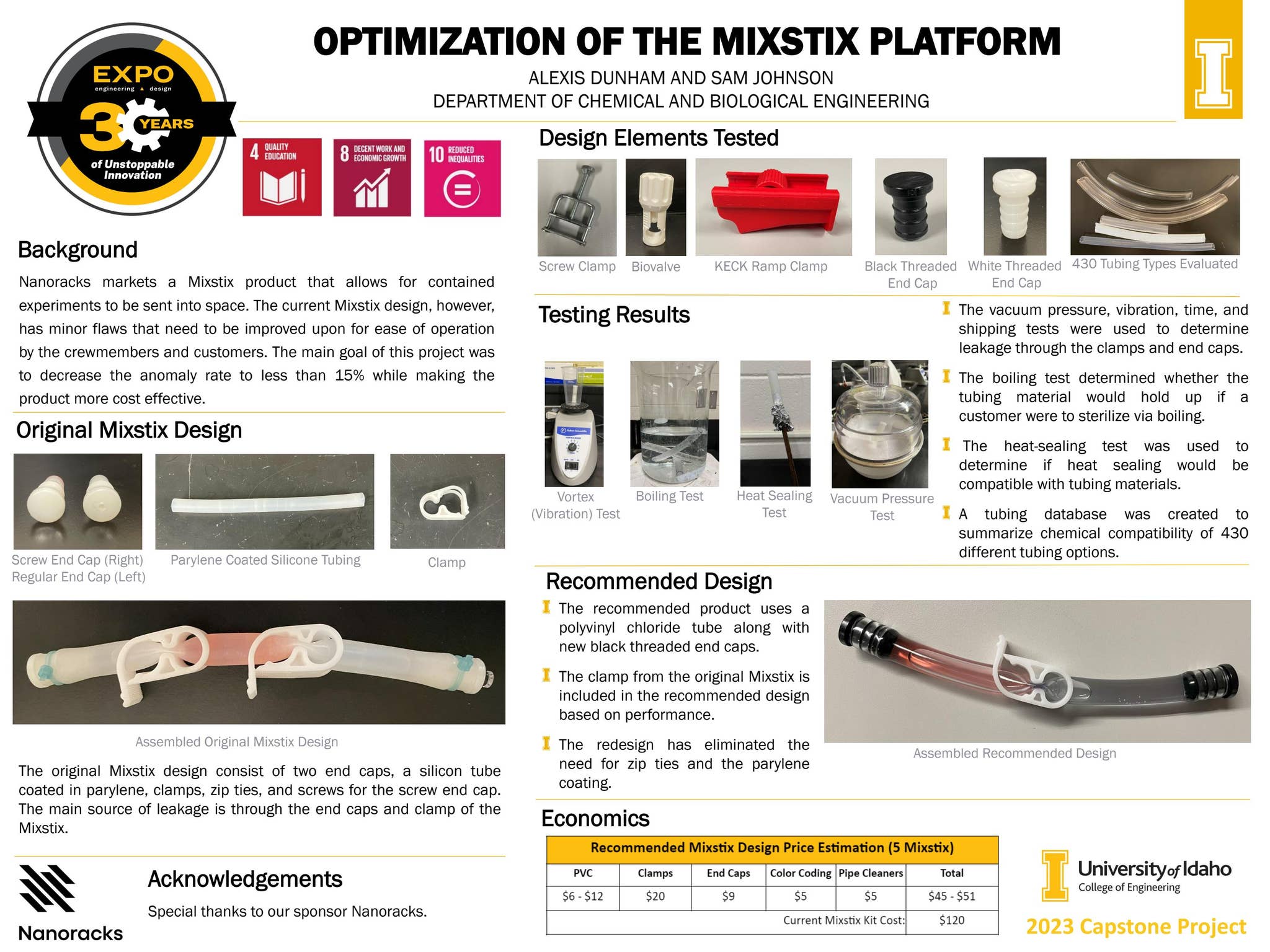 ENGR - EXPO - (ChemE) MIXSTIX by The University of Idaho - Issuu