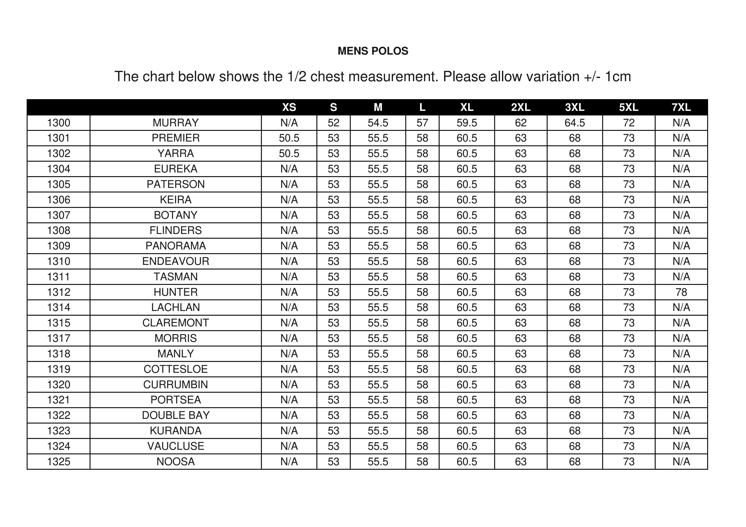 Aussie Pacific Men's Size Sheet by galaxy_catalogues - Issuu