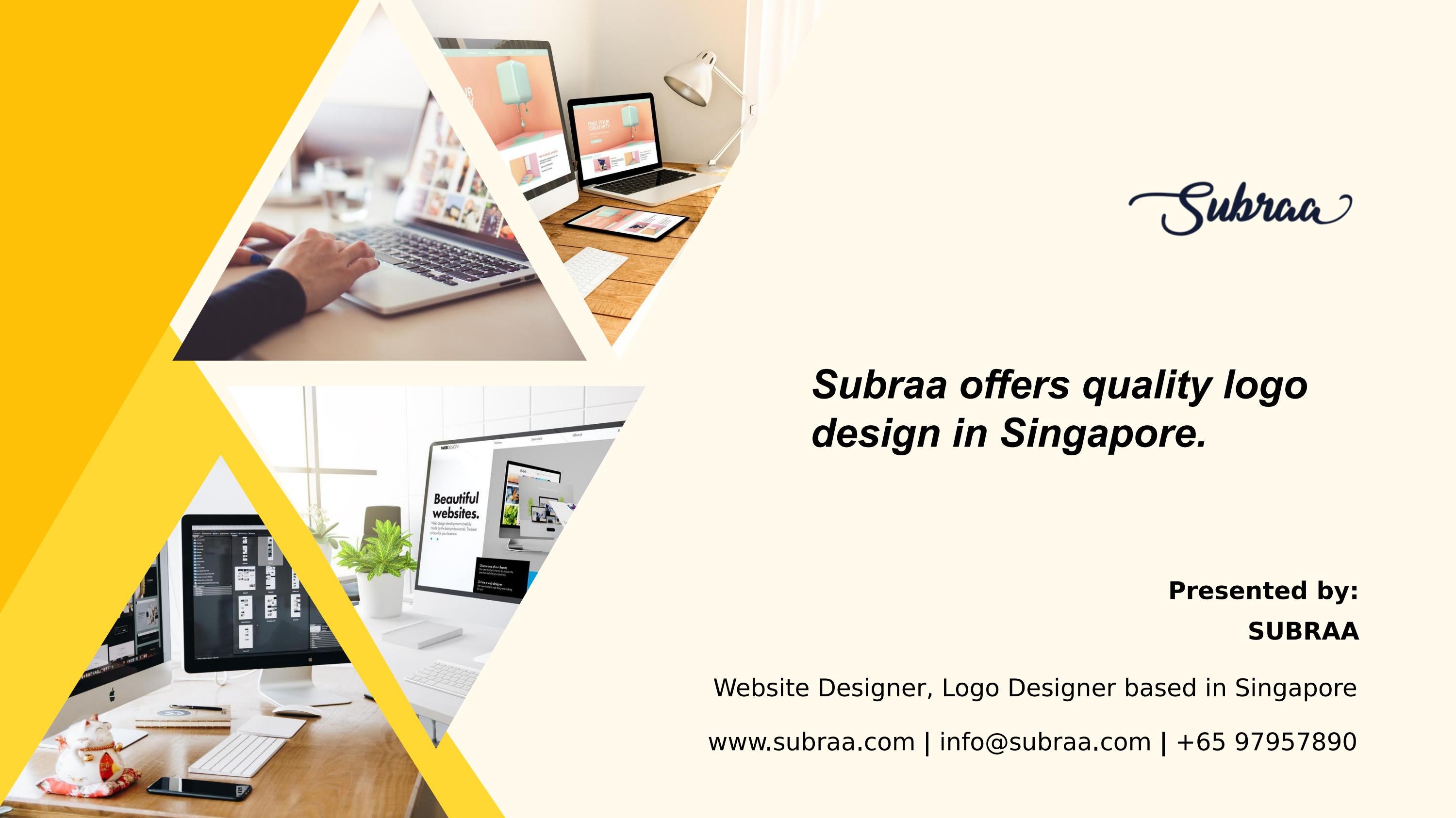 Subraa offers quality logo design in Singapore. by Subra Mani - Issuu