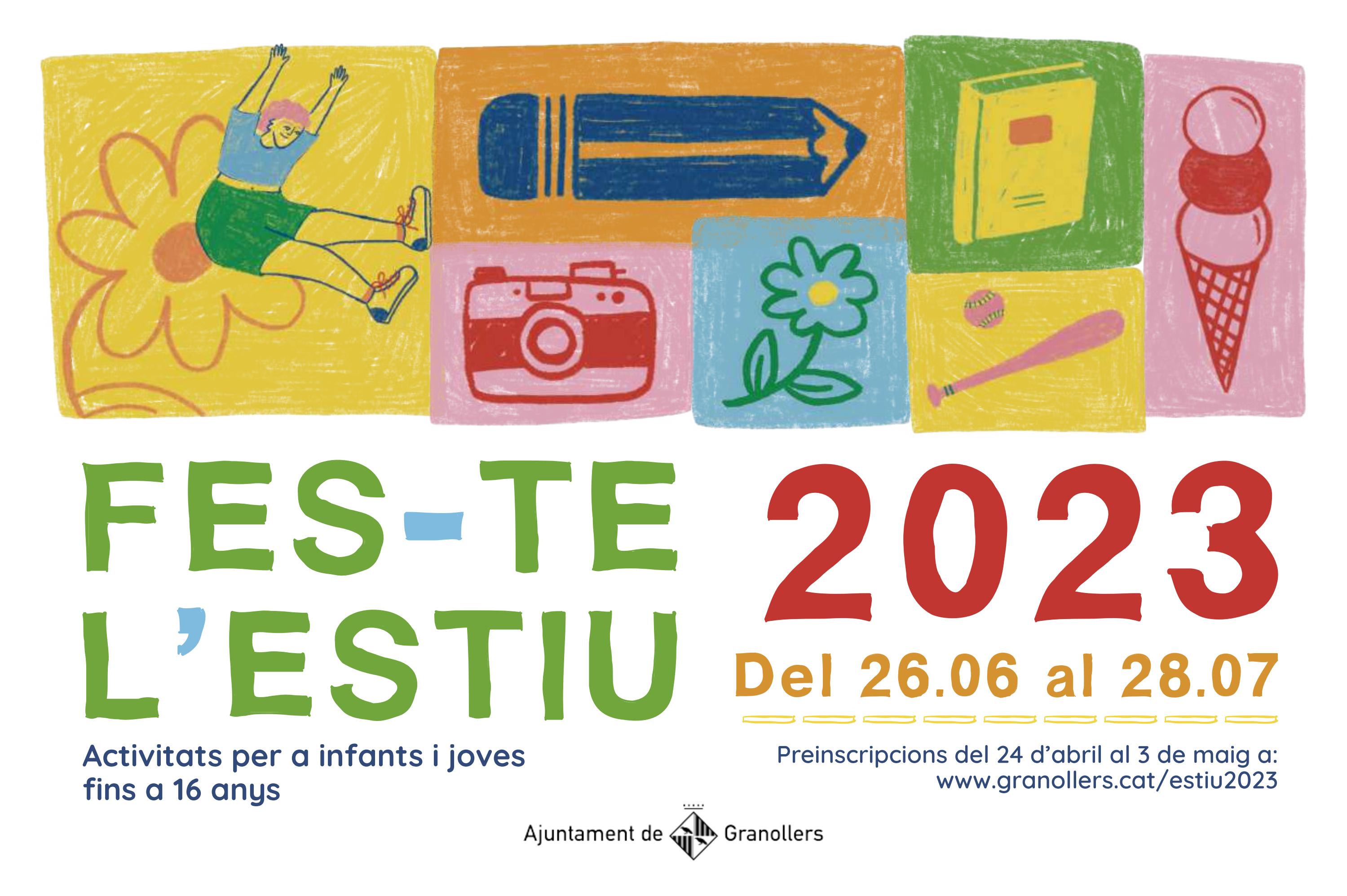 Fes-te l'estiu 2023 by Ajuntament de Granollers - Issuu