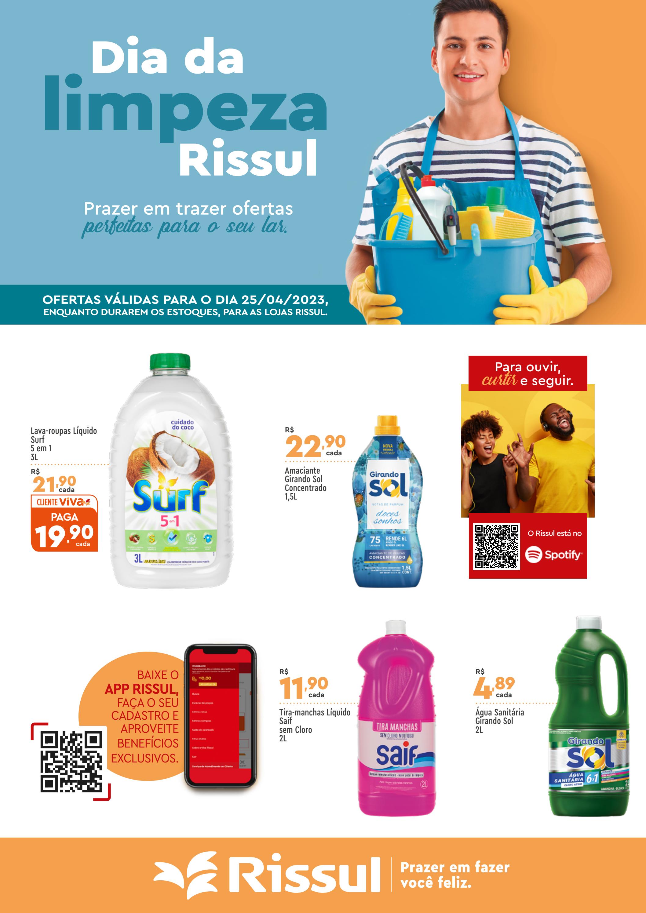 RISSUL | Terça da Limpeza | Ofertas válidas para o dia 25/04/2023 by ...