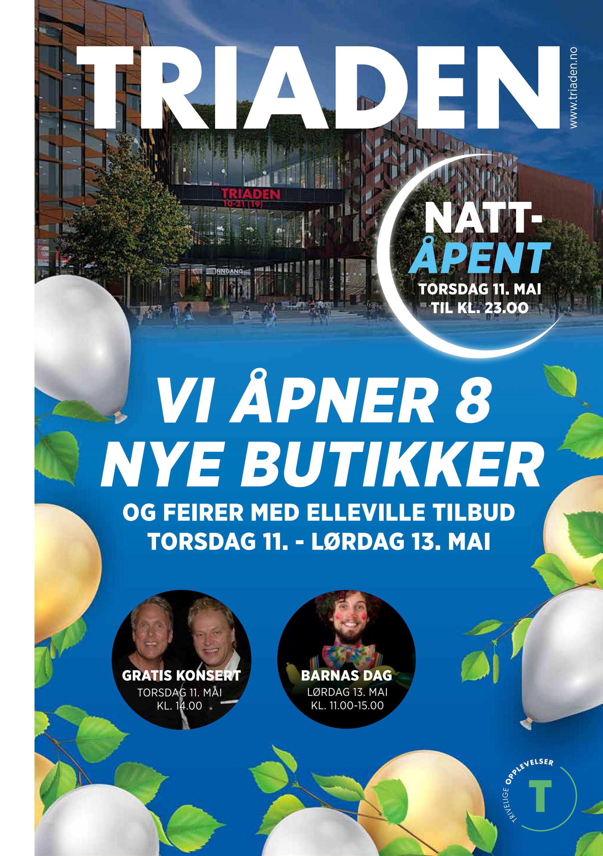Triaden - delåpning av 8 nye butikker by Triaden - Issuu