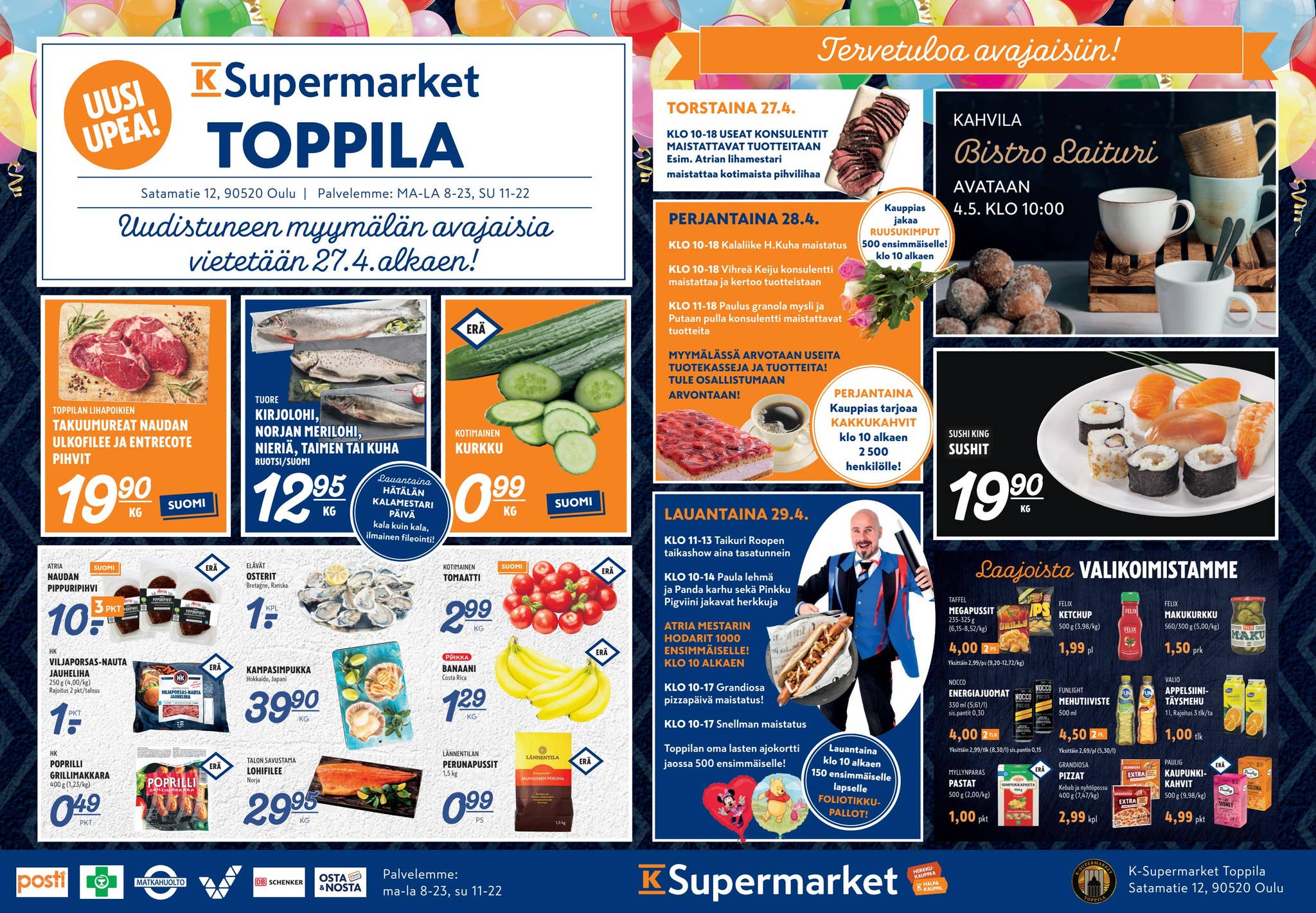 K-Supermarket Toppila - avajaisaukeama 27.4. KAL by Kaleva Oy - Issuu