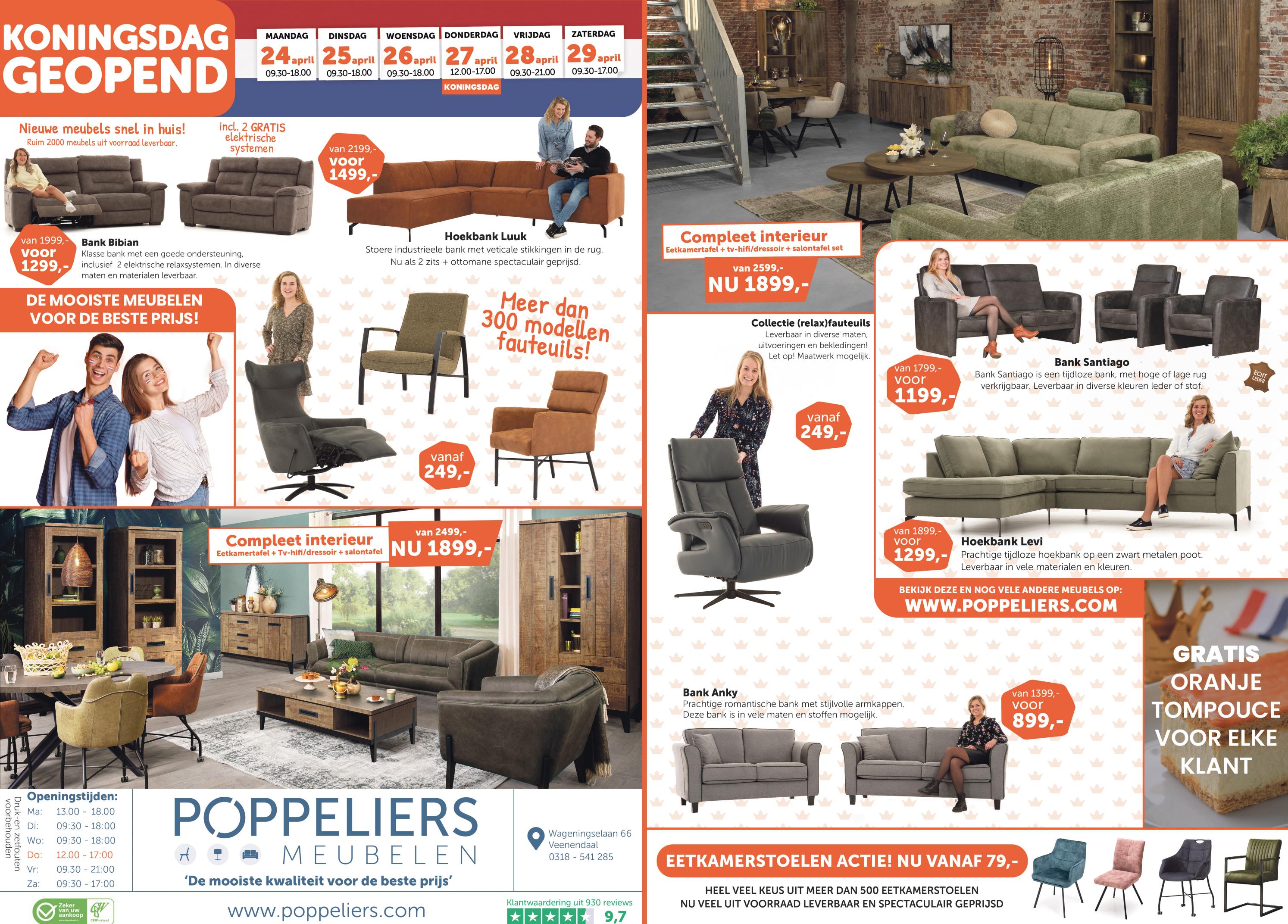 Folder of advertentie Poppeliers Meubelen week 17 by Media Solutions B ...