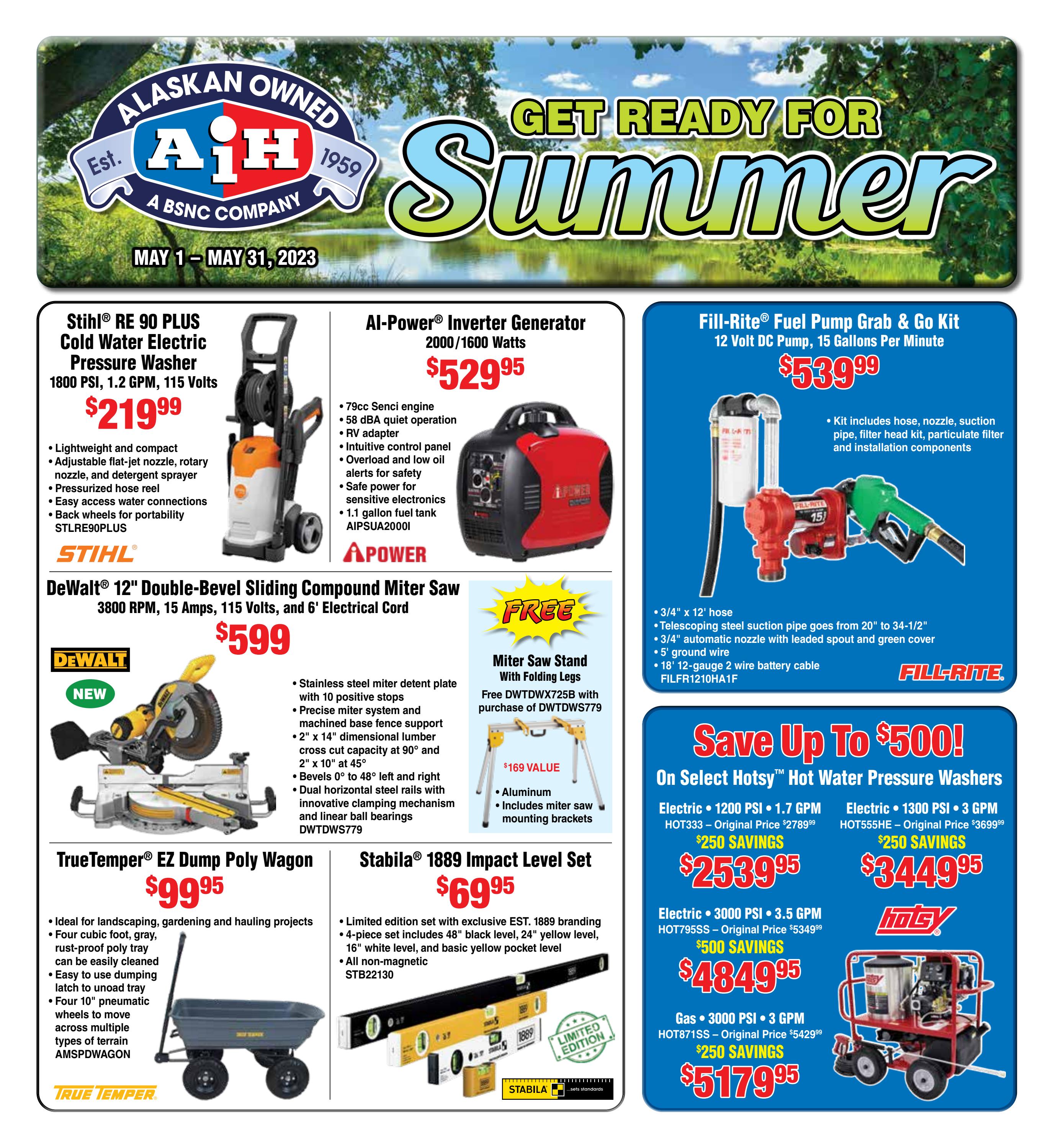 AIH Get Ready For Summer by Alaska Industrial Hardware - Issuu