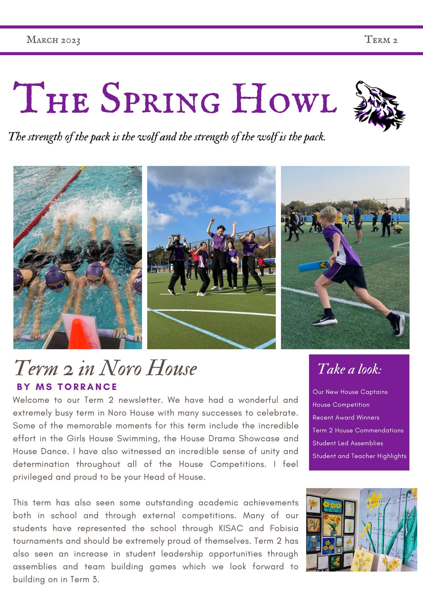 The Spring Howl - Noro - Term 2 by North London Collegiate School Jeju ...