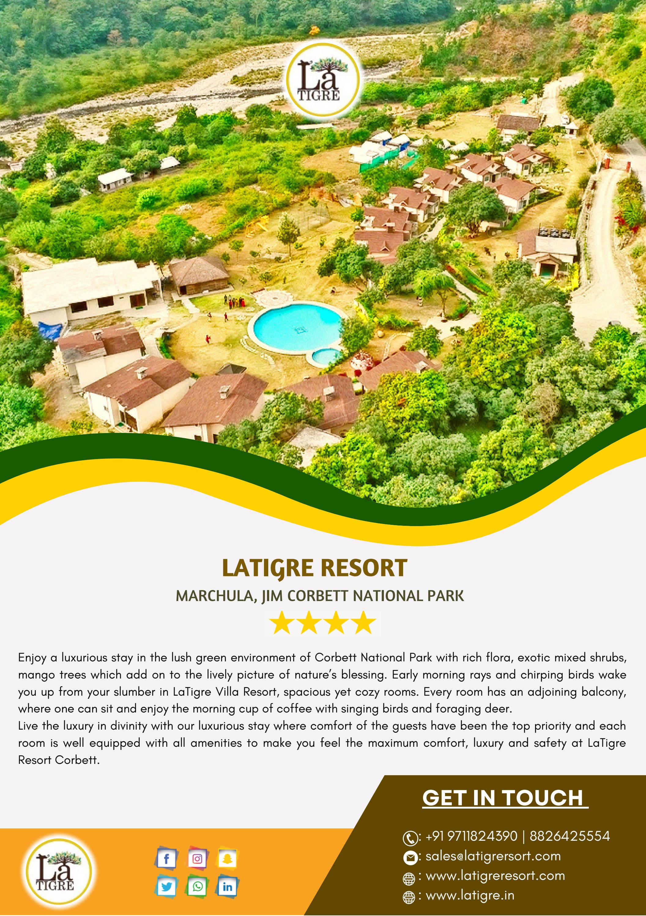 Stay Luxury Resort Jim Corbett, Marchula by LaTigre Resort Jim Corbett ...