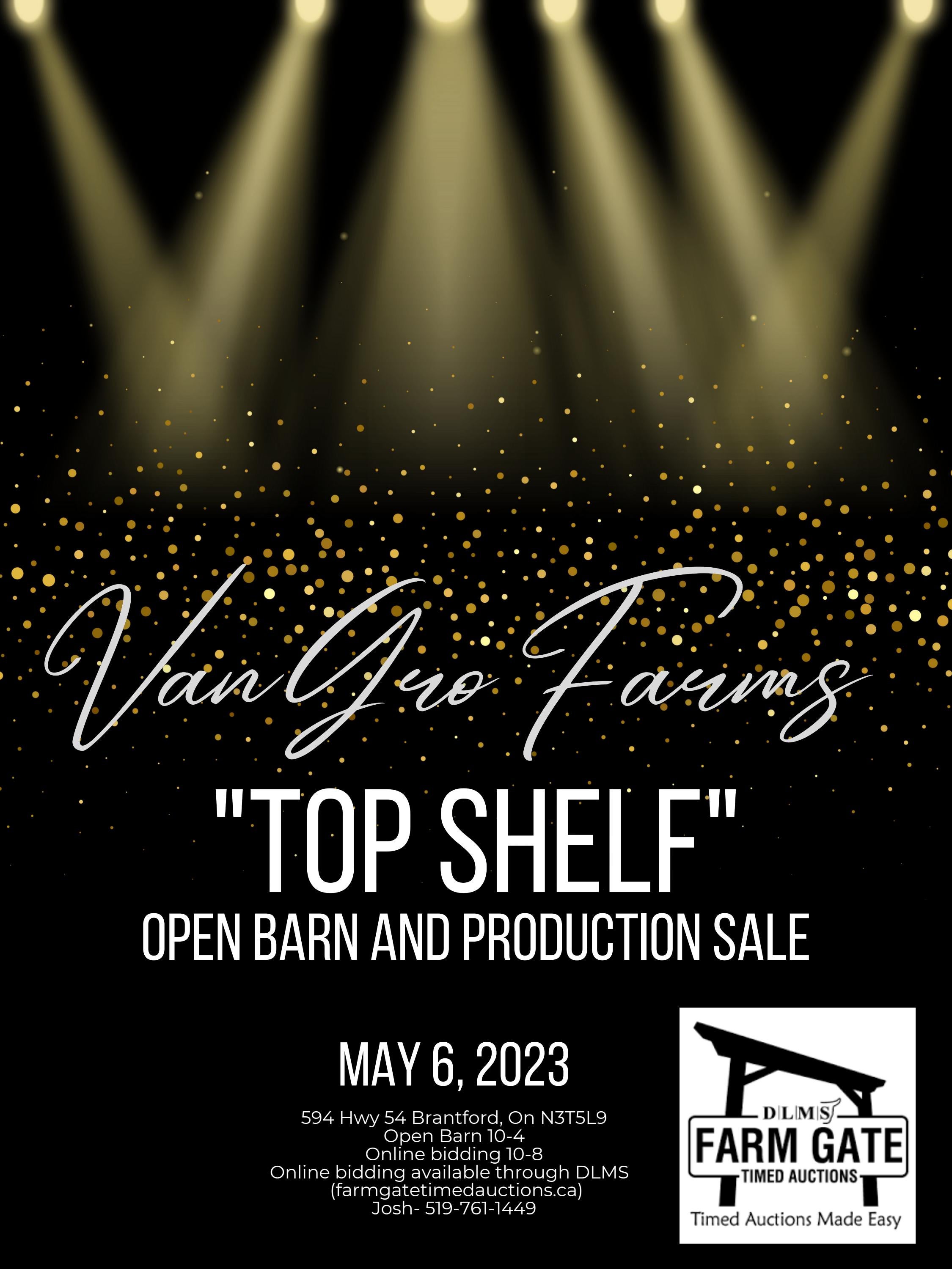 VanGro Farms "Top Shelf" Production Sale 2023 by DLMS-Cattlevids.ca - Issuu