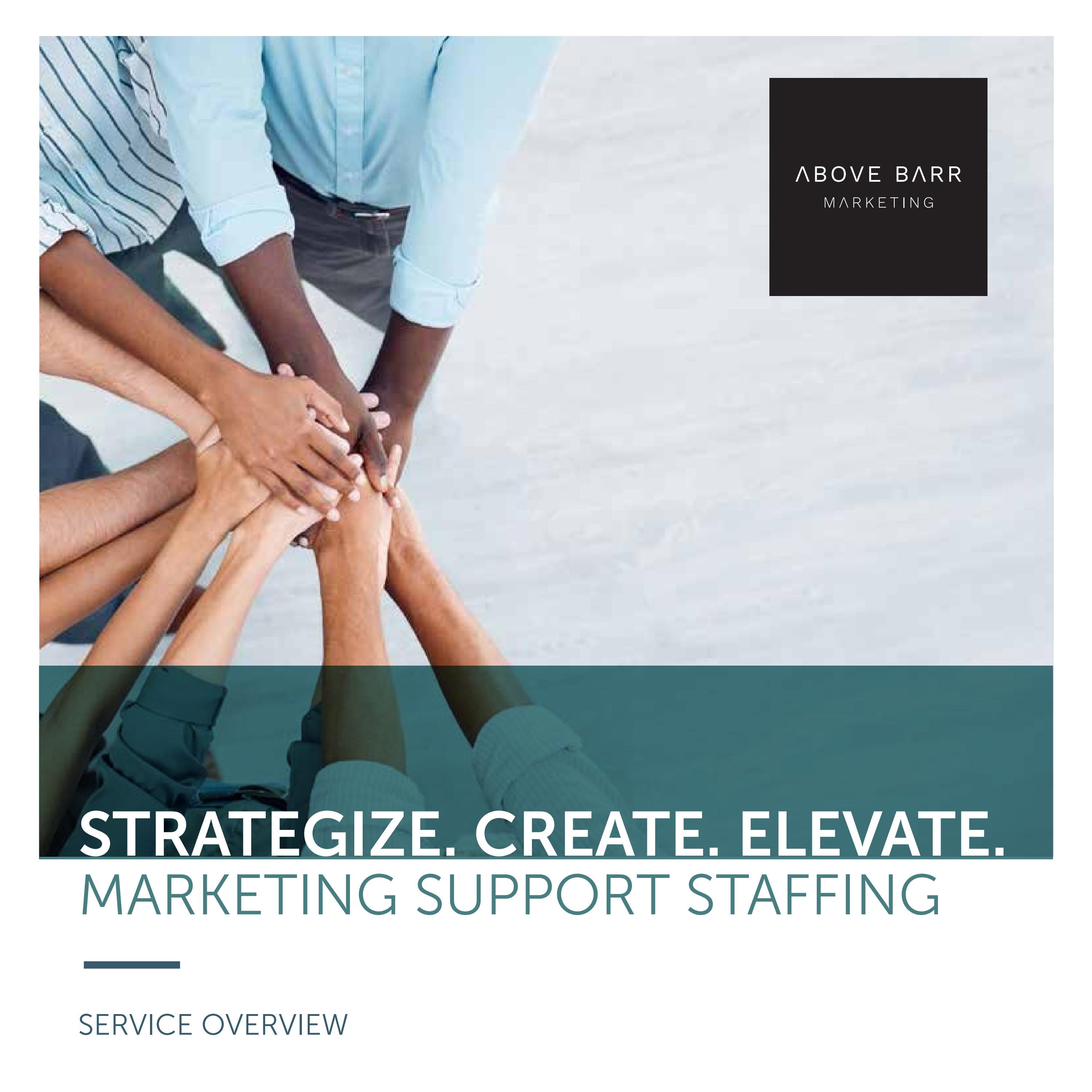 ABM Marketing Support Staff Brochure by Above Barr Marketing - Issuu