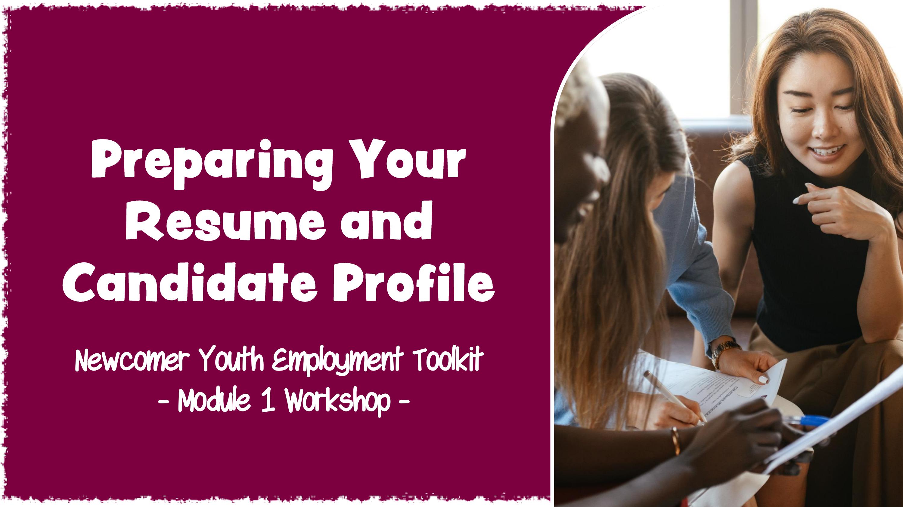 Preparing your Resume and Candidate Profile by rgstrategic - Issuu