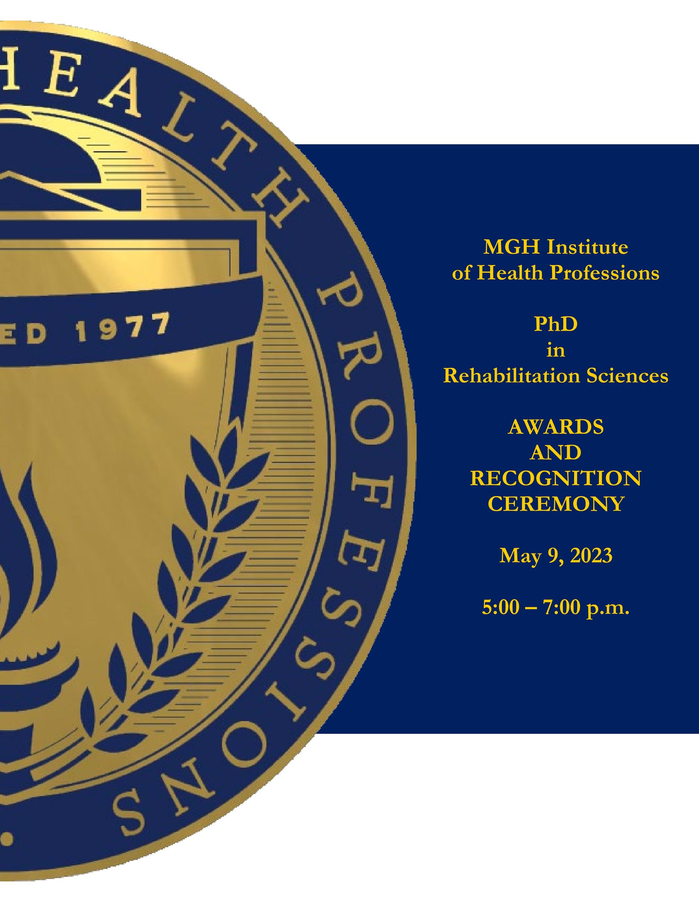 PhD Awards and Recognition Ceremony - 2023 by mghihp - Issuu