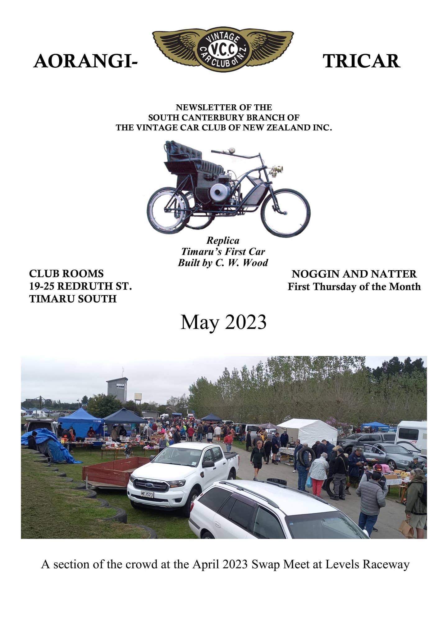 VCC STH CANTERBURY TRI CAR MAY 2023 by Vintage Car Club of New Zealand ...