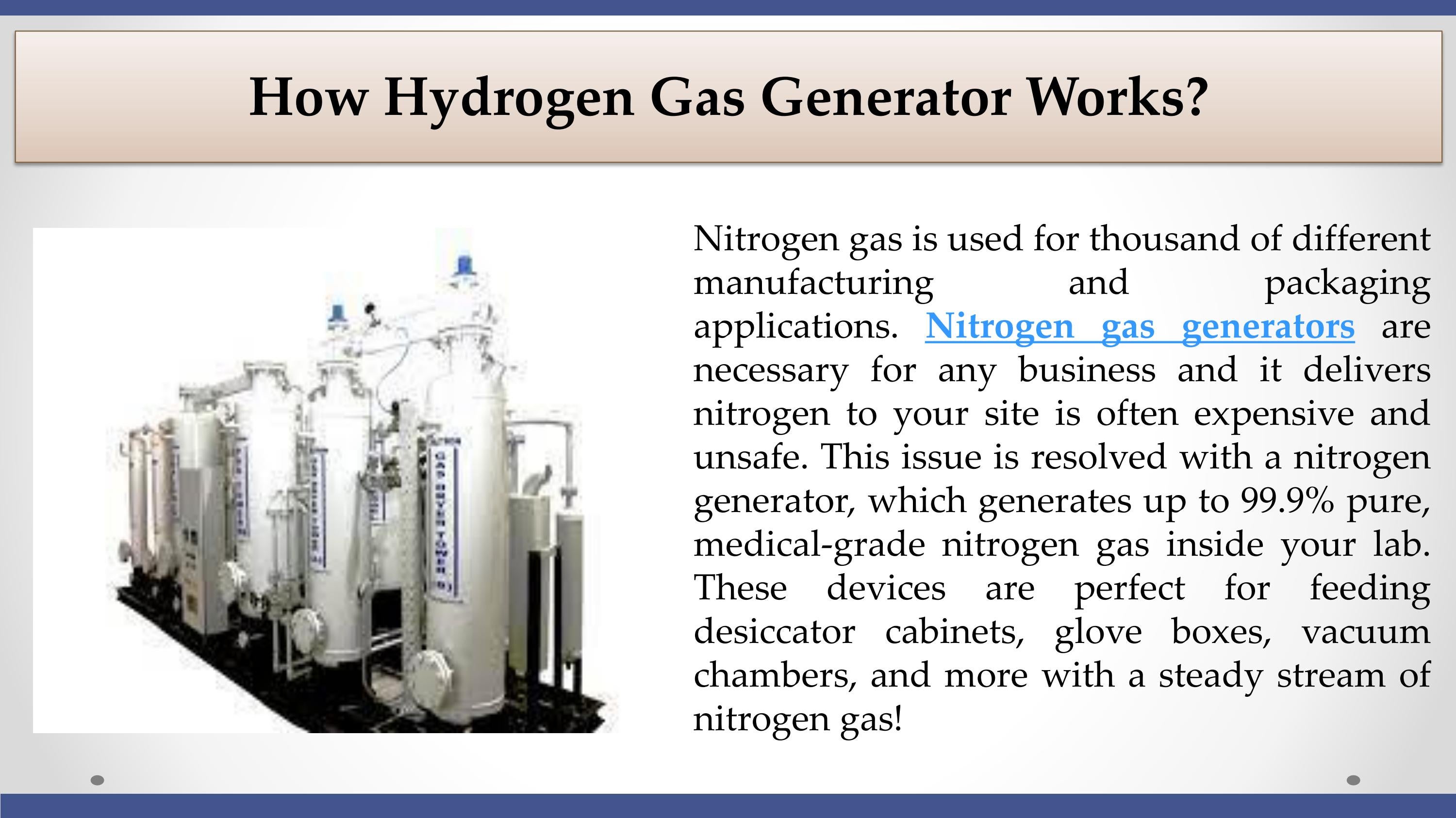 How Hydrogen Gas Generator Works? by Quadrex Corp - Issuu
